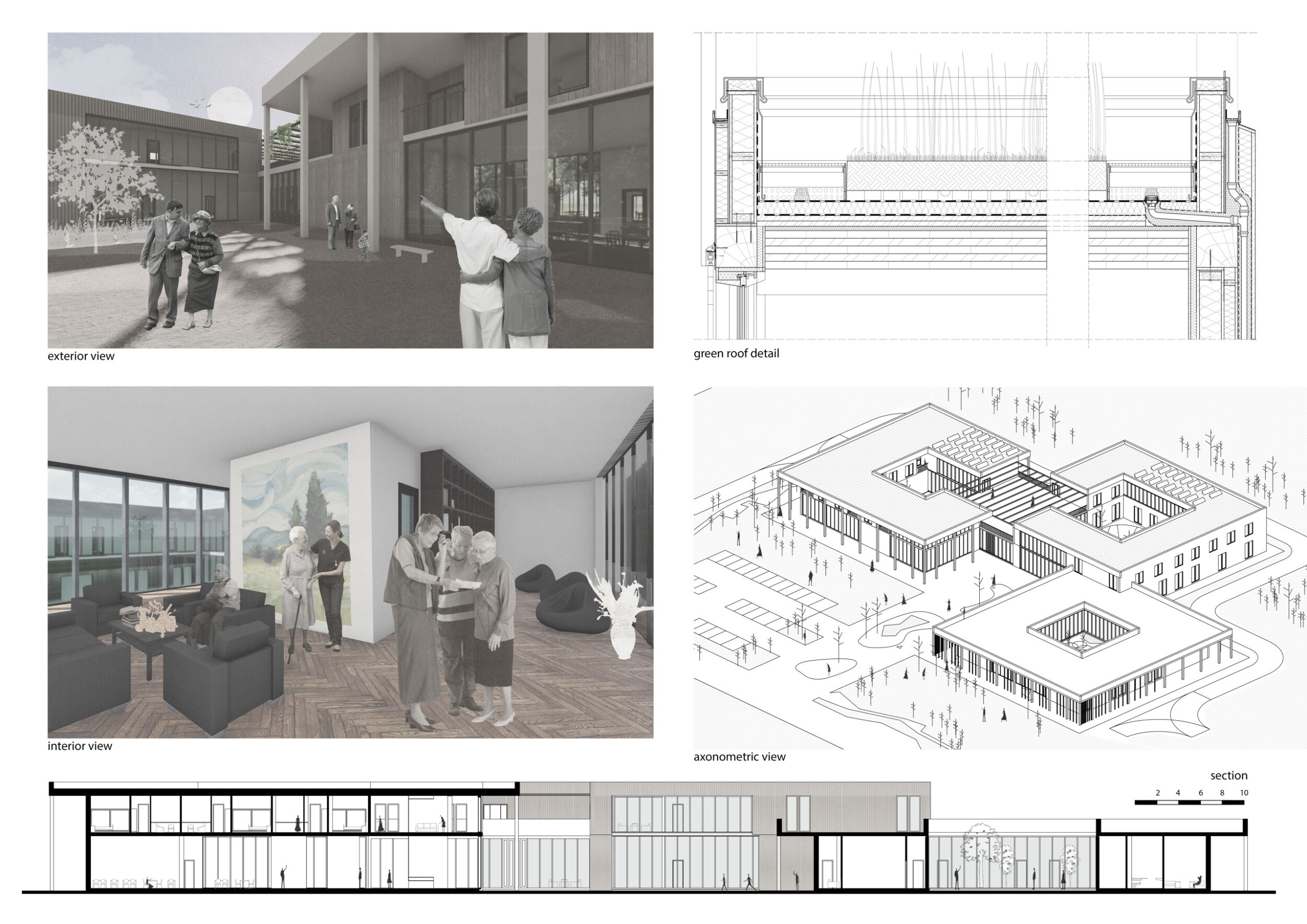 Architecture project // Charred Wooden Shingles and Cross-Laminated ...