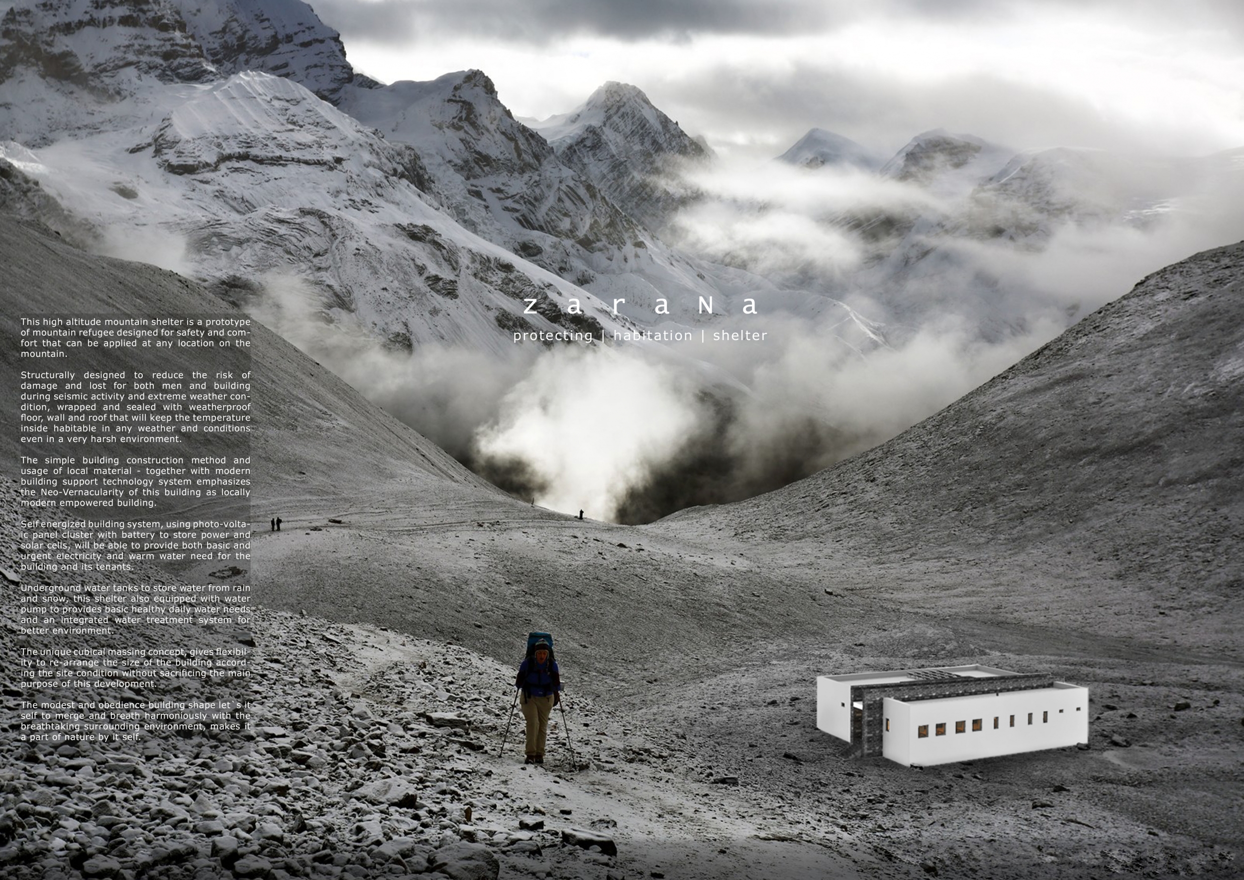 Architecture project // Weatherproof Shelter Constructed with ...