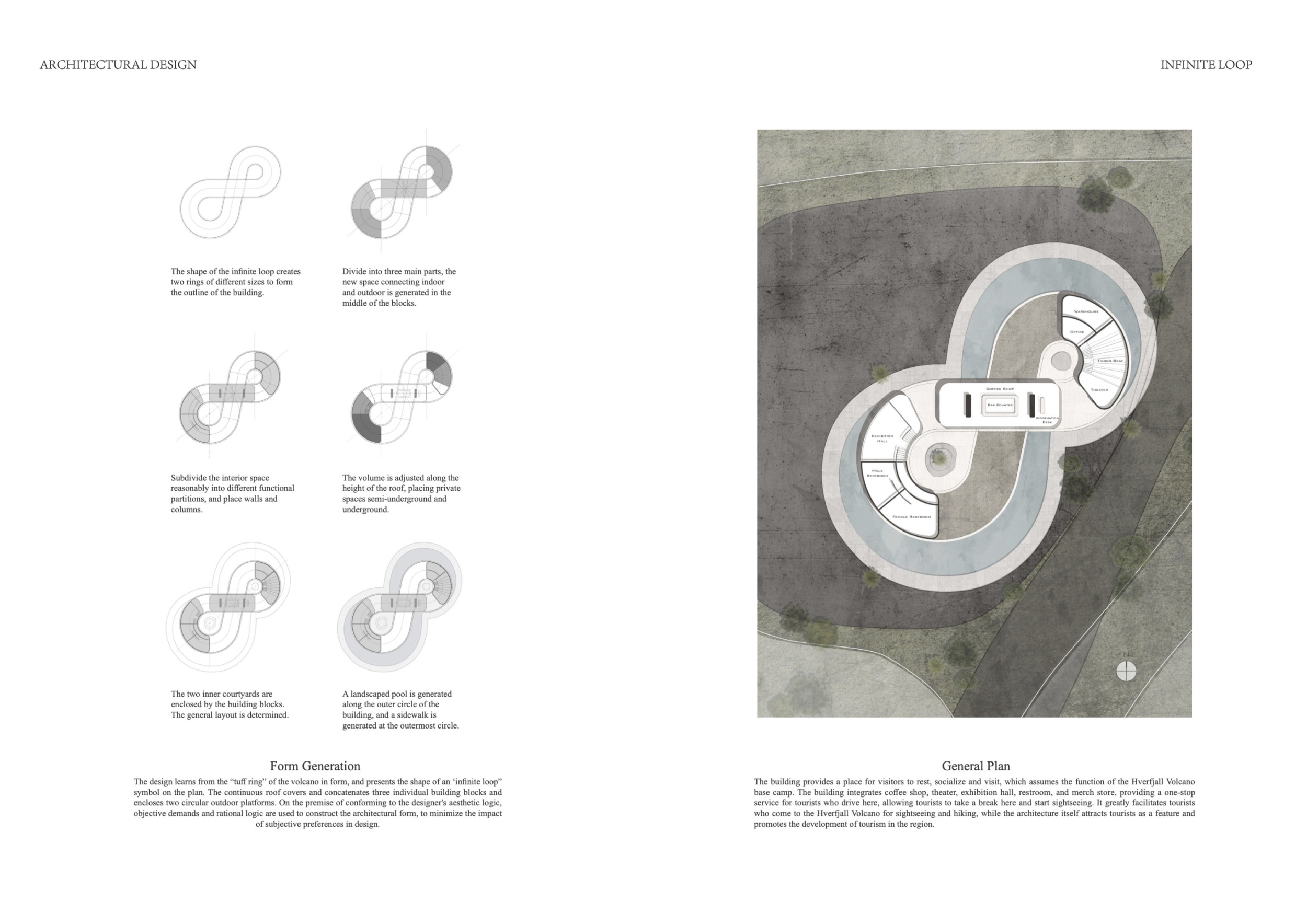 Architecture project // Driftwood Roof and Tuff Specimens in a Volcanic ...