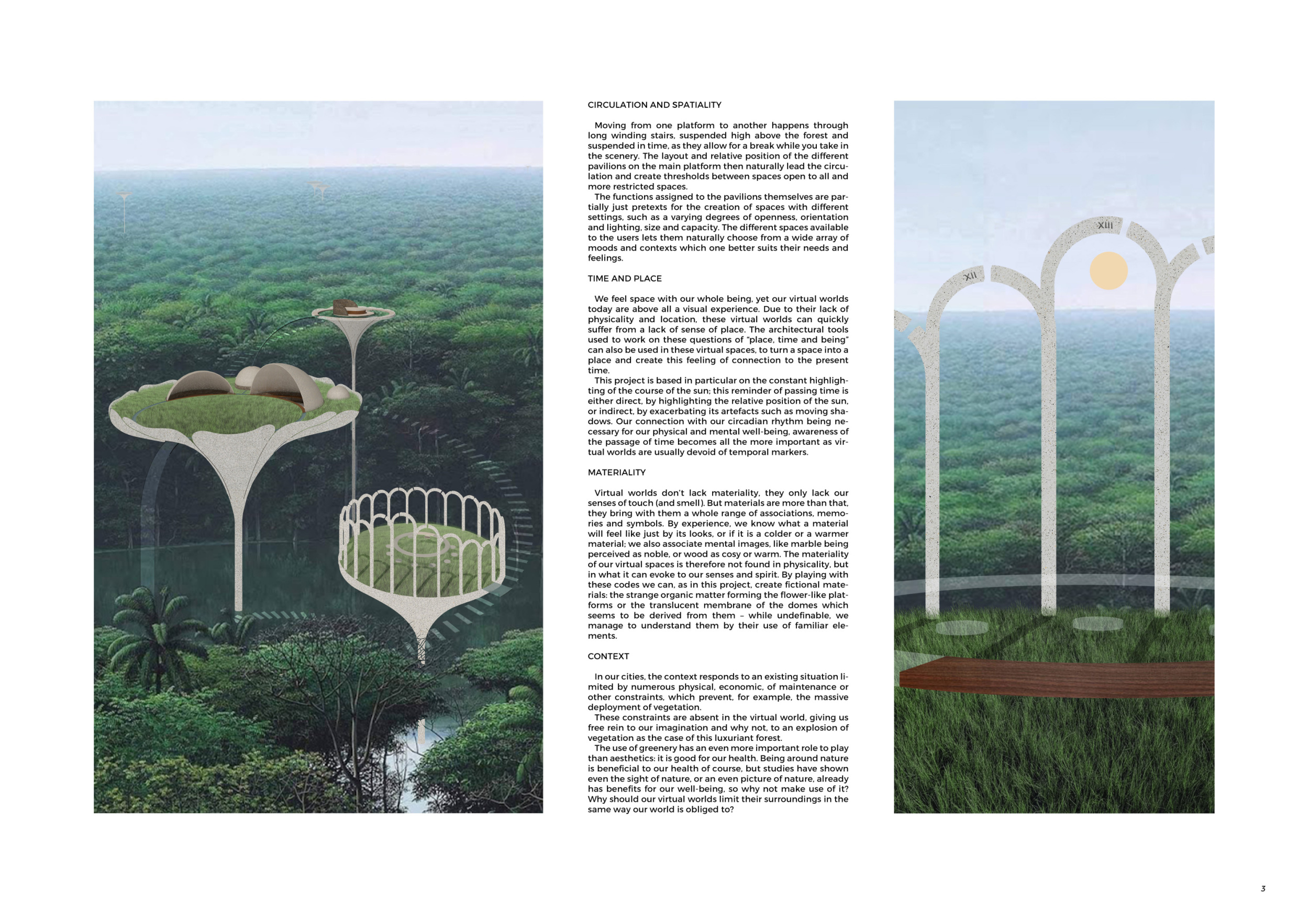 Architecture project // Canopy-Formed Retreat Crafted with Floral ...