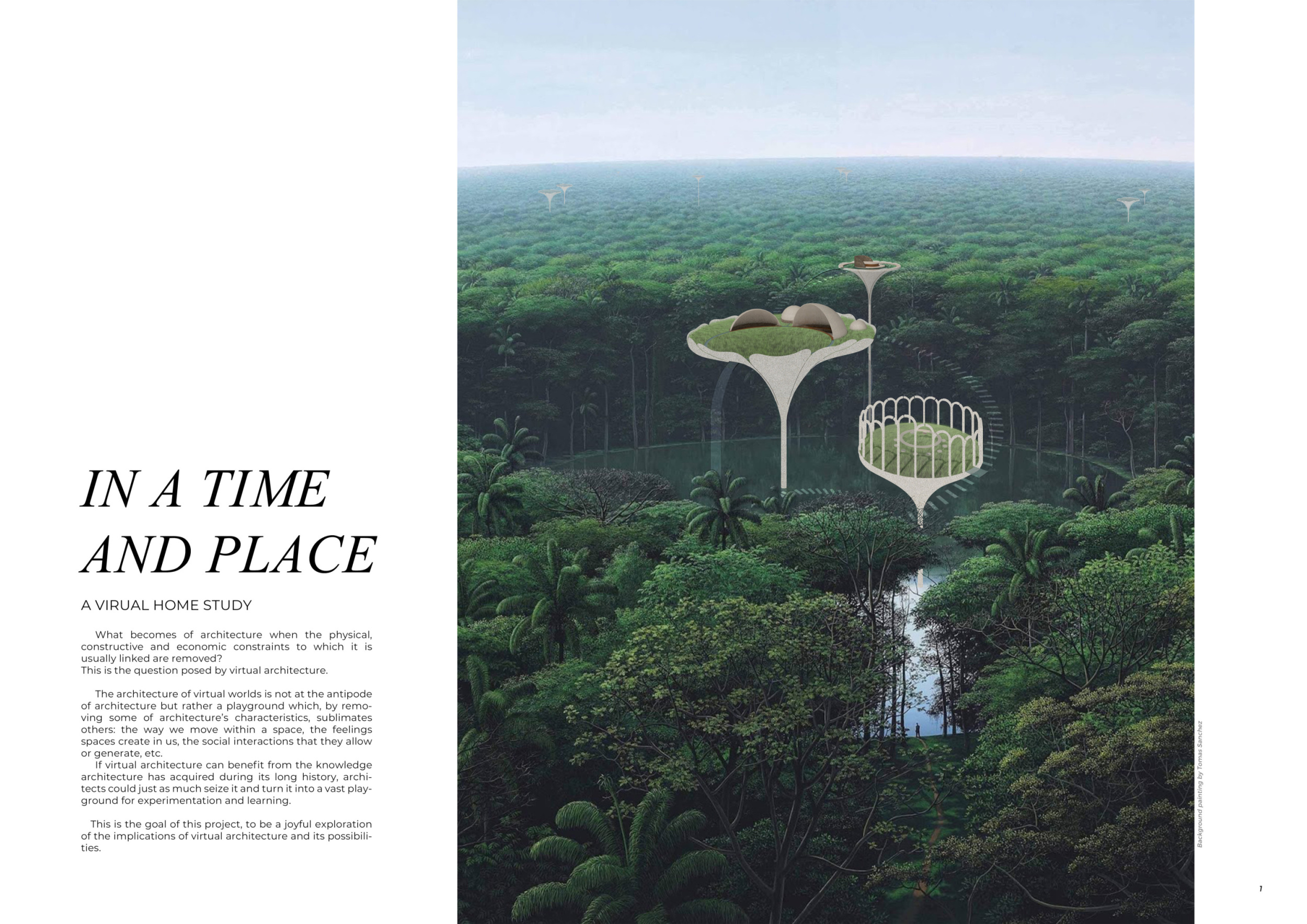 Architecture project // Canopy-Formed Retreat Crafted with Floral ...