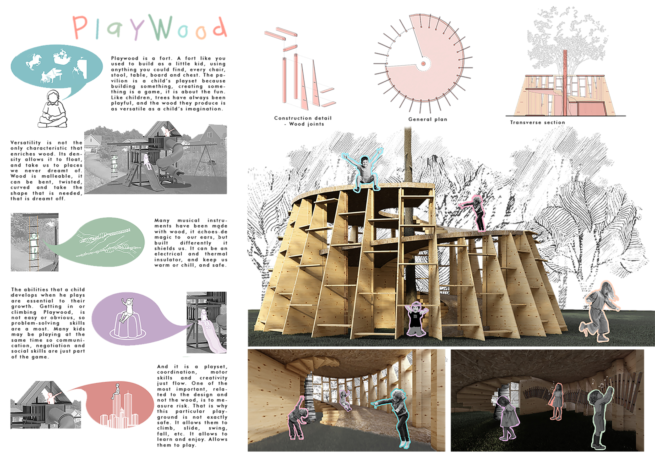 Architecture project // Wooden Play Structures Promoting Risk and ...