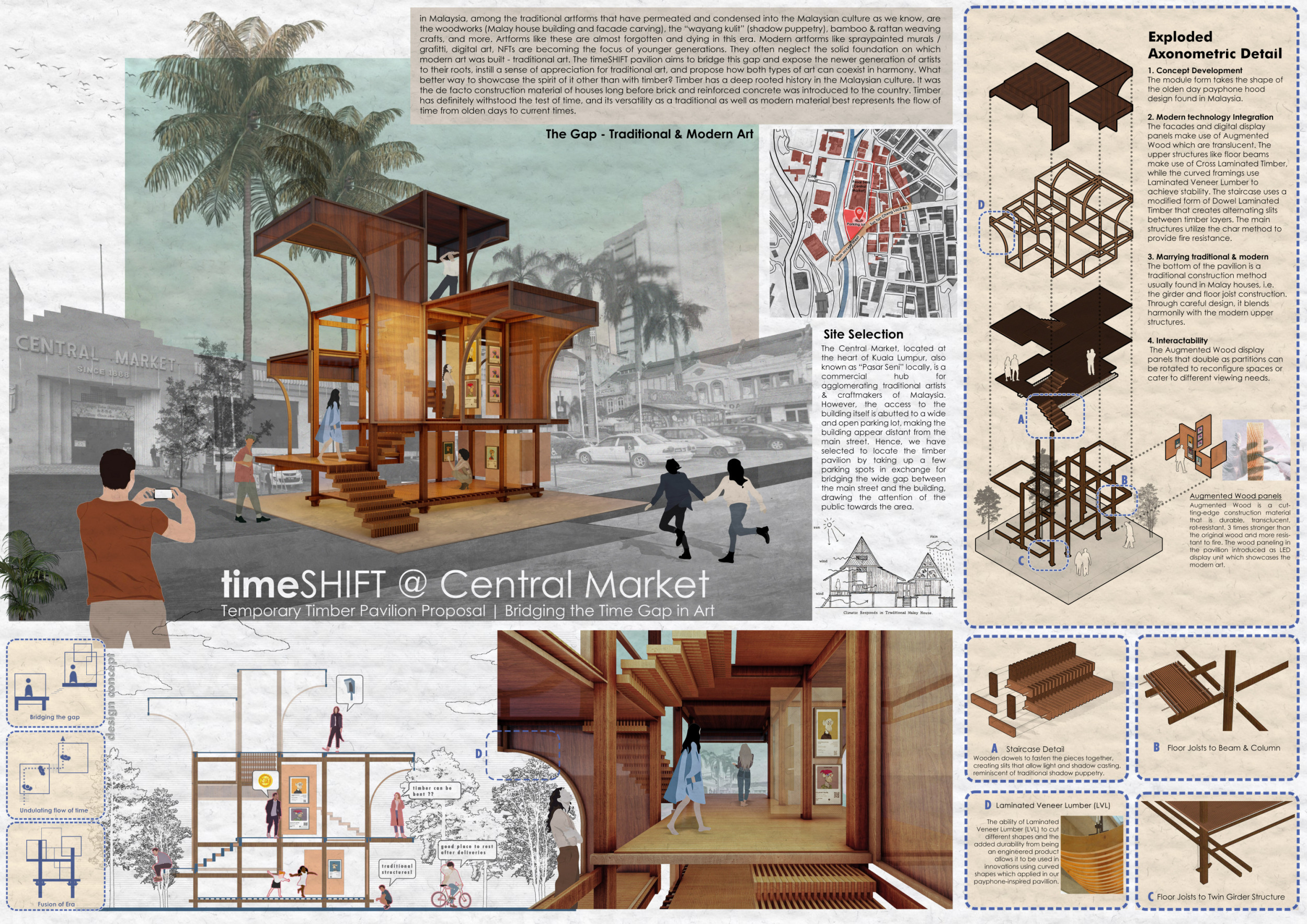Architecture project // Curved Framing and Augmented Wood in a Cultural ...