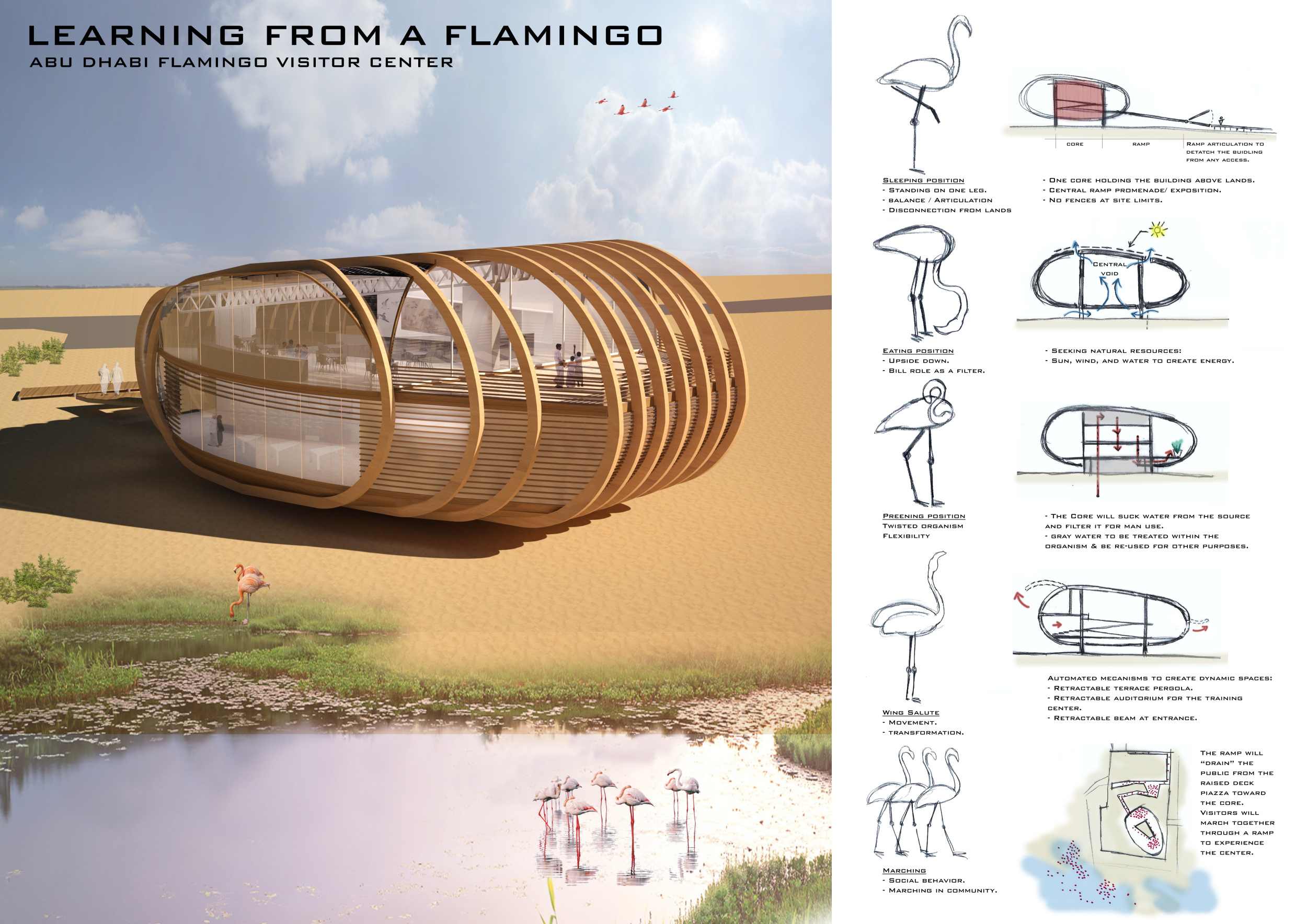 Architecture project // Bamboo Framework with Solar Panels Supporting ...