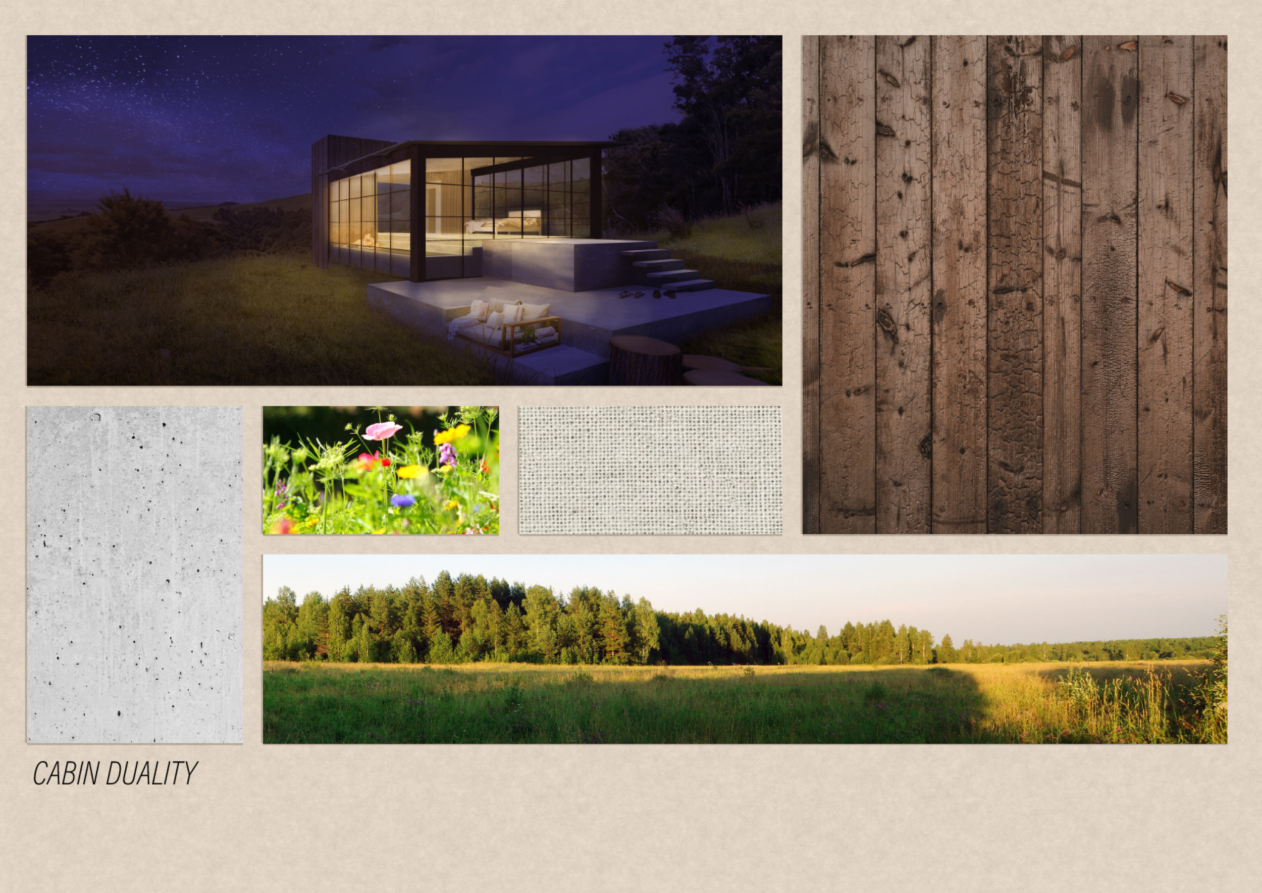 Architecture project // Harmonious Retreat with Natural Textures and ...