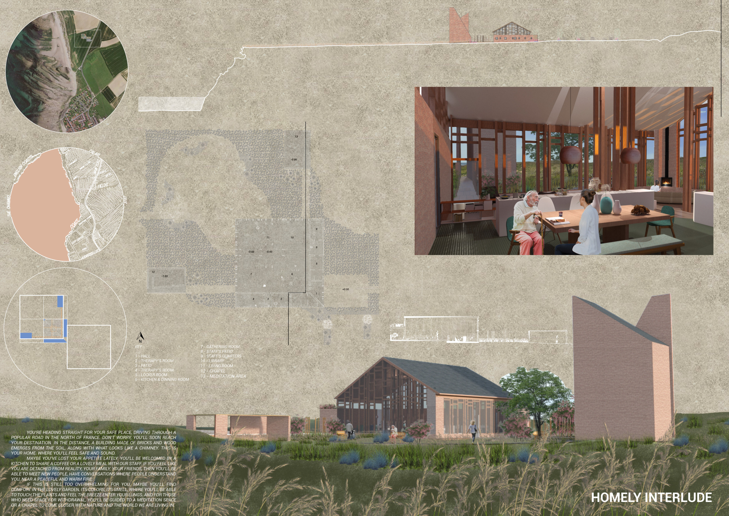 Architecture project // Bricks and Wood Creating Tranquil Living Spaces ...