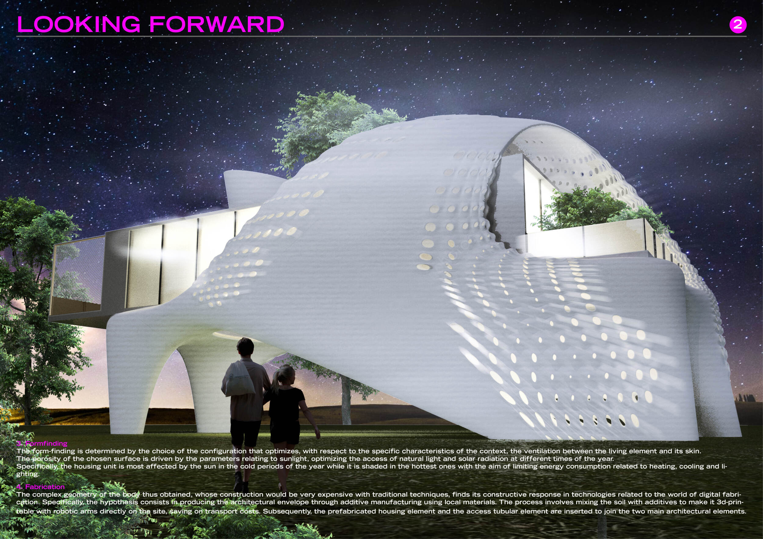 Architecture project // Porous Skin Structure Enhanced by Local Soil ...