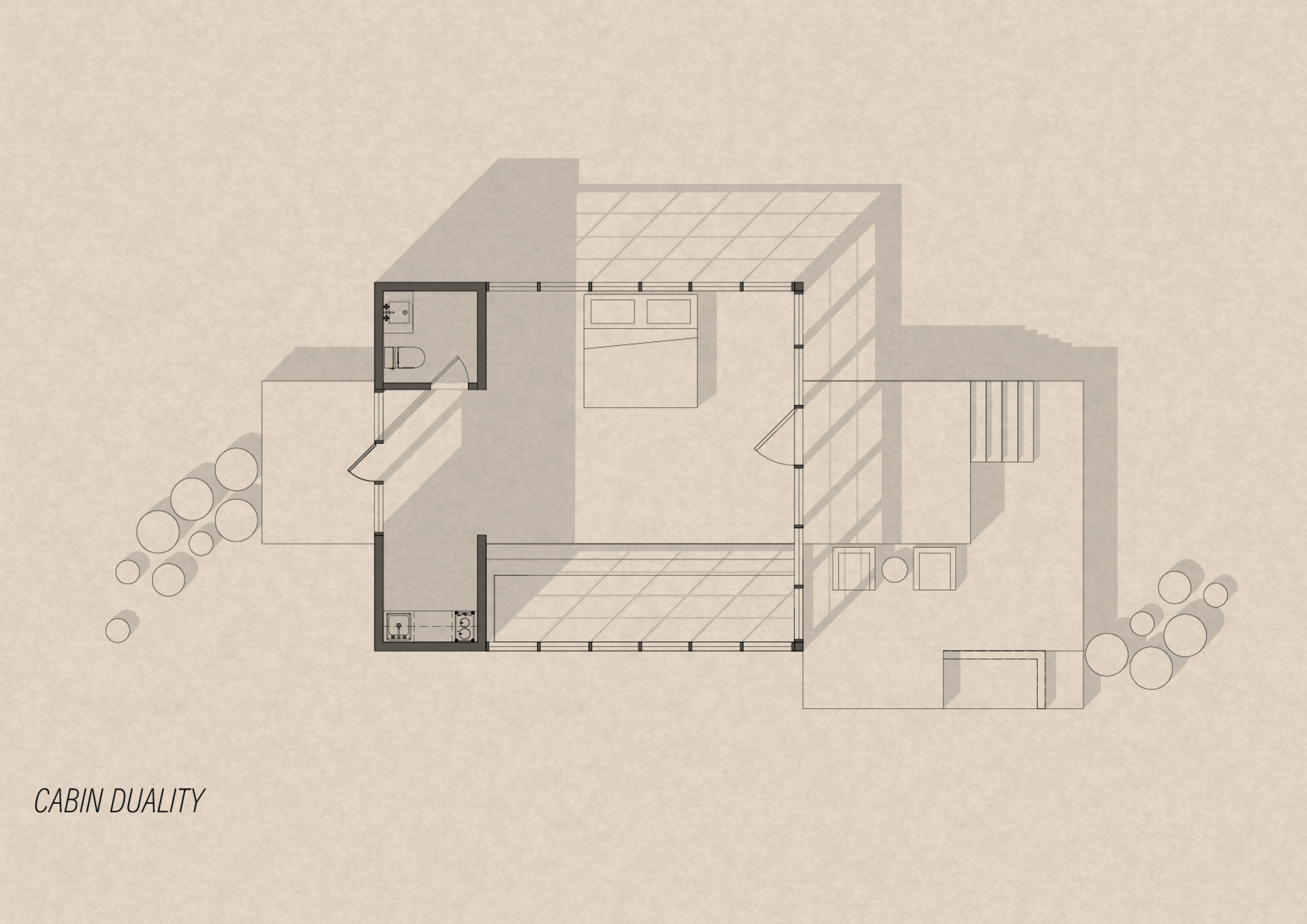 Architecture project // Harmonious Retreat with Natural Textures and ...