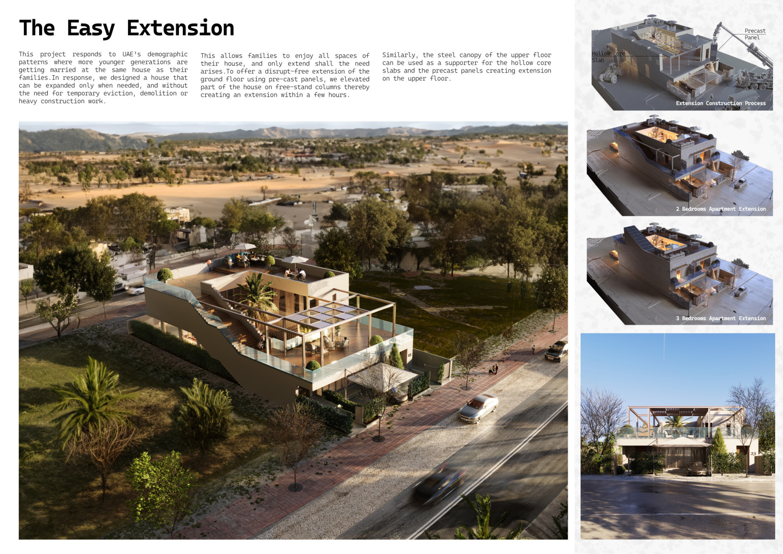 Architecture project // Smart Use of Prefabricated Concrete and Natural ...