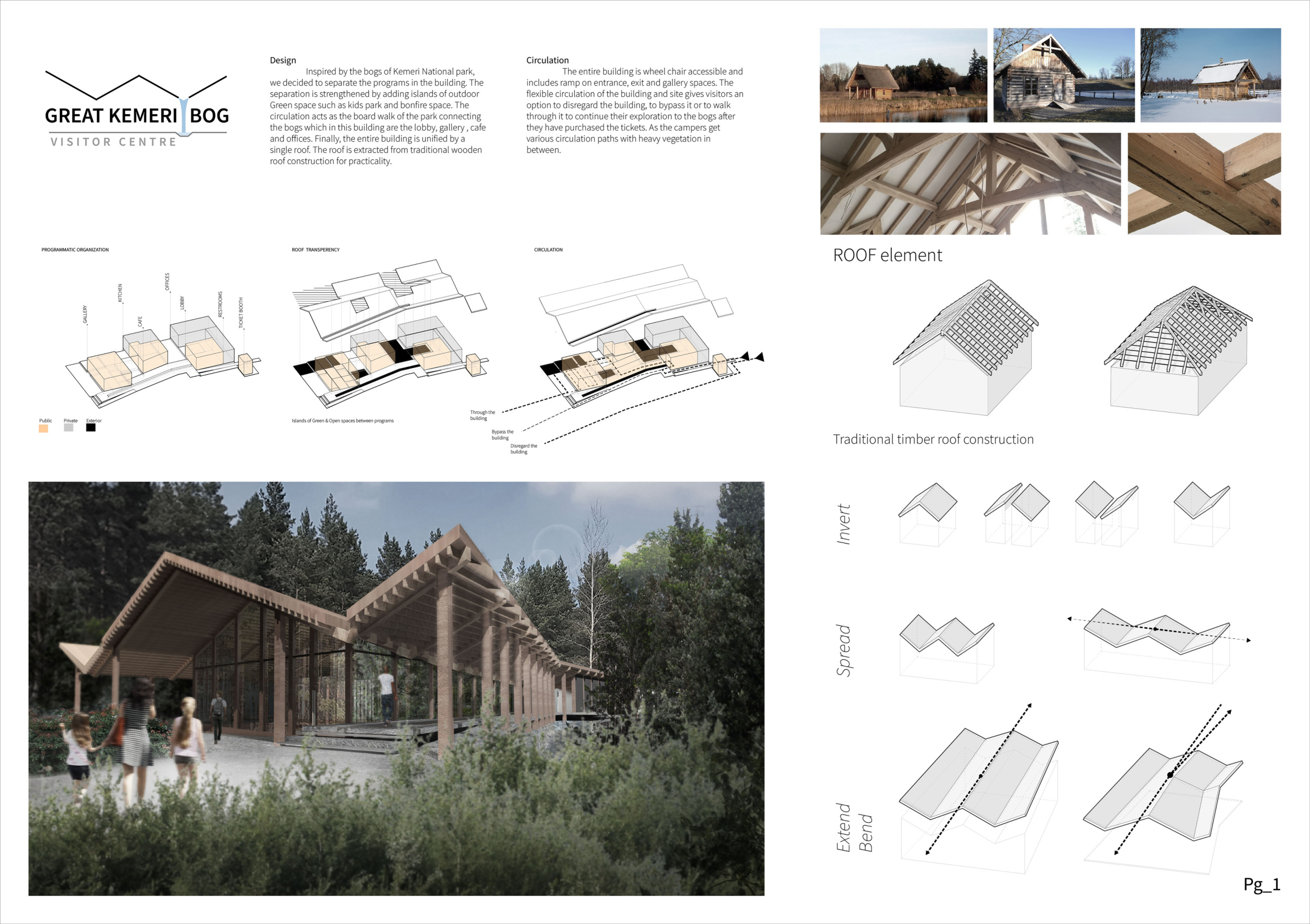 Architecture project // Wooden Structures Embracing Bog Landscapes with ...