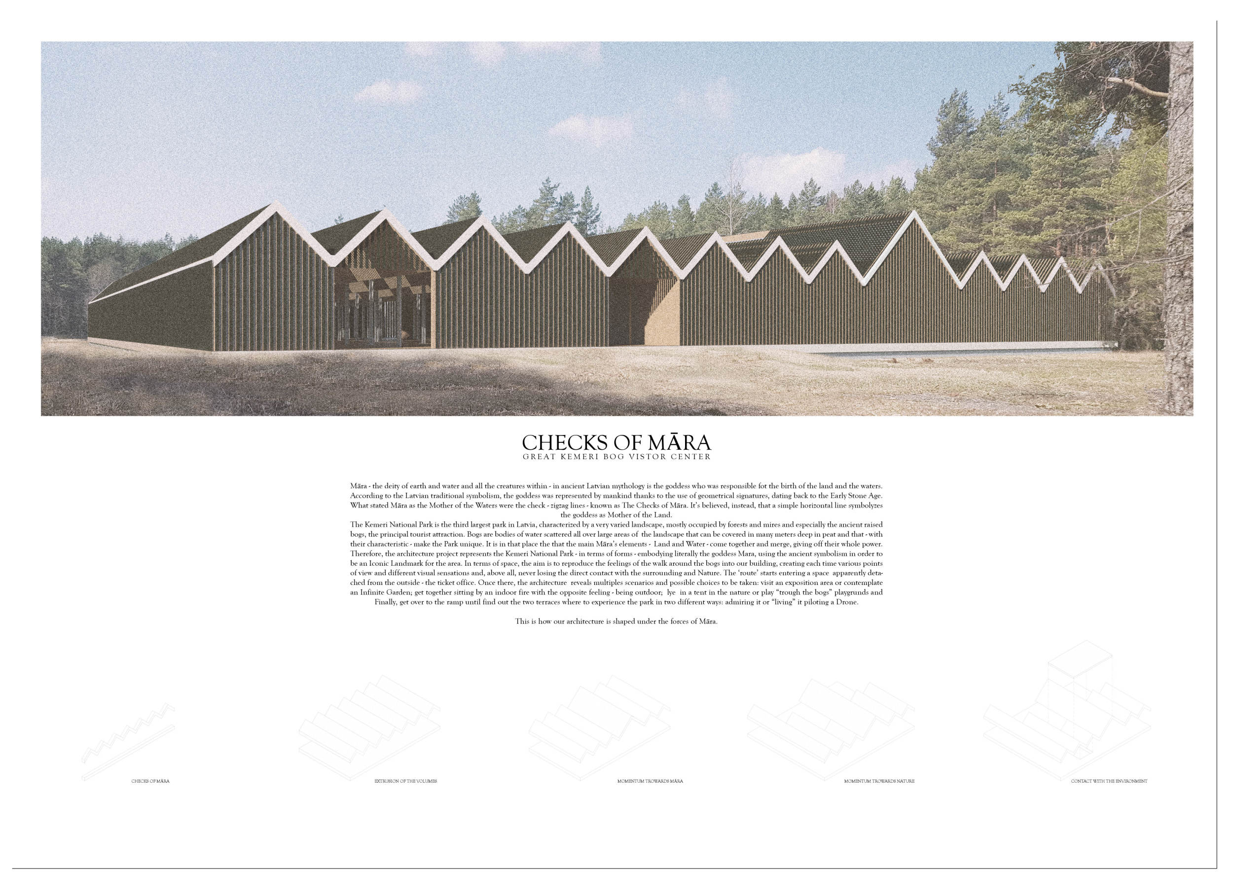 Architecture project // Embodying Mythology Through Geometric Forms in ...