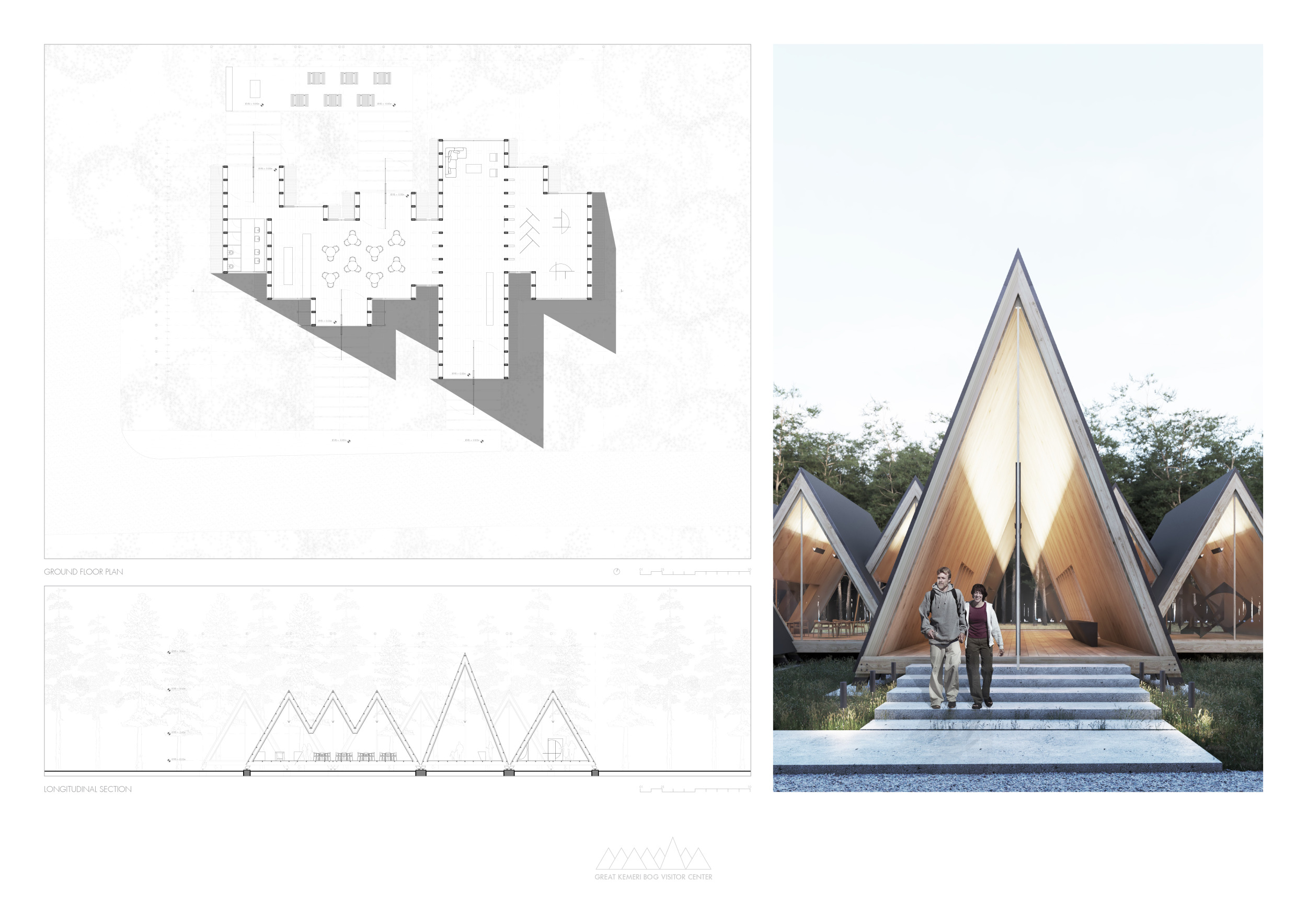 Architecture project // Timber Beams and Water Harvesting Surfaces in ...
