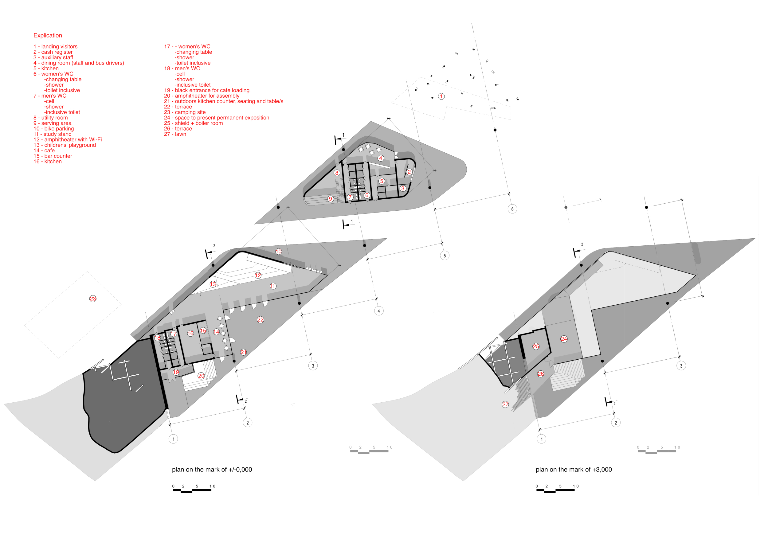 Architecture project // Waffle Roof Structure with Integrated Green ...