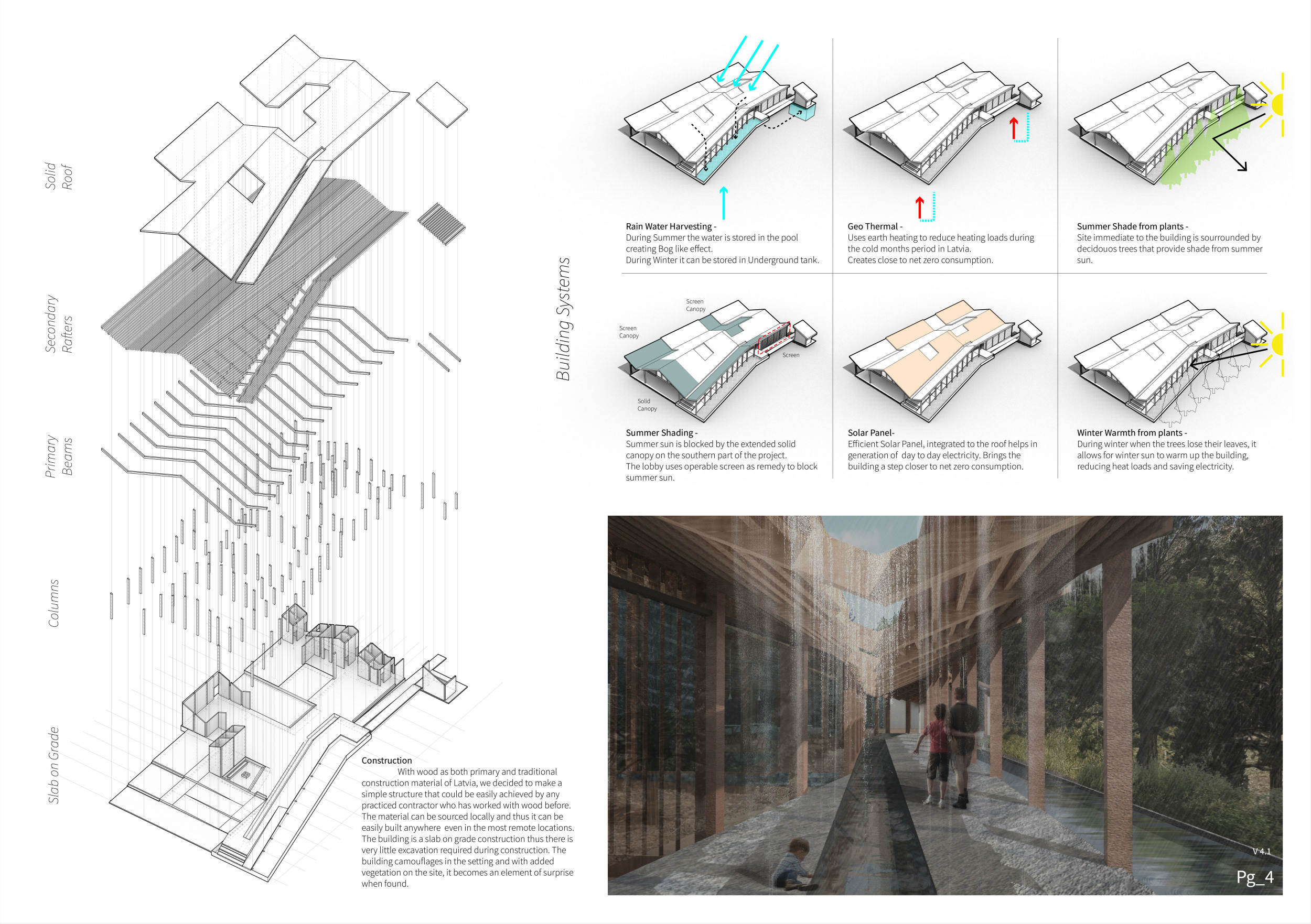 Architecture project // Wooden Structures Embracing Bog Landscapes with ...