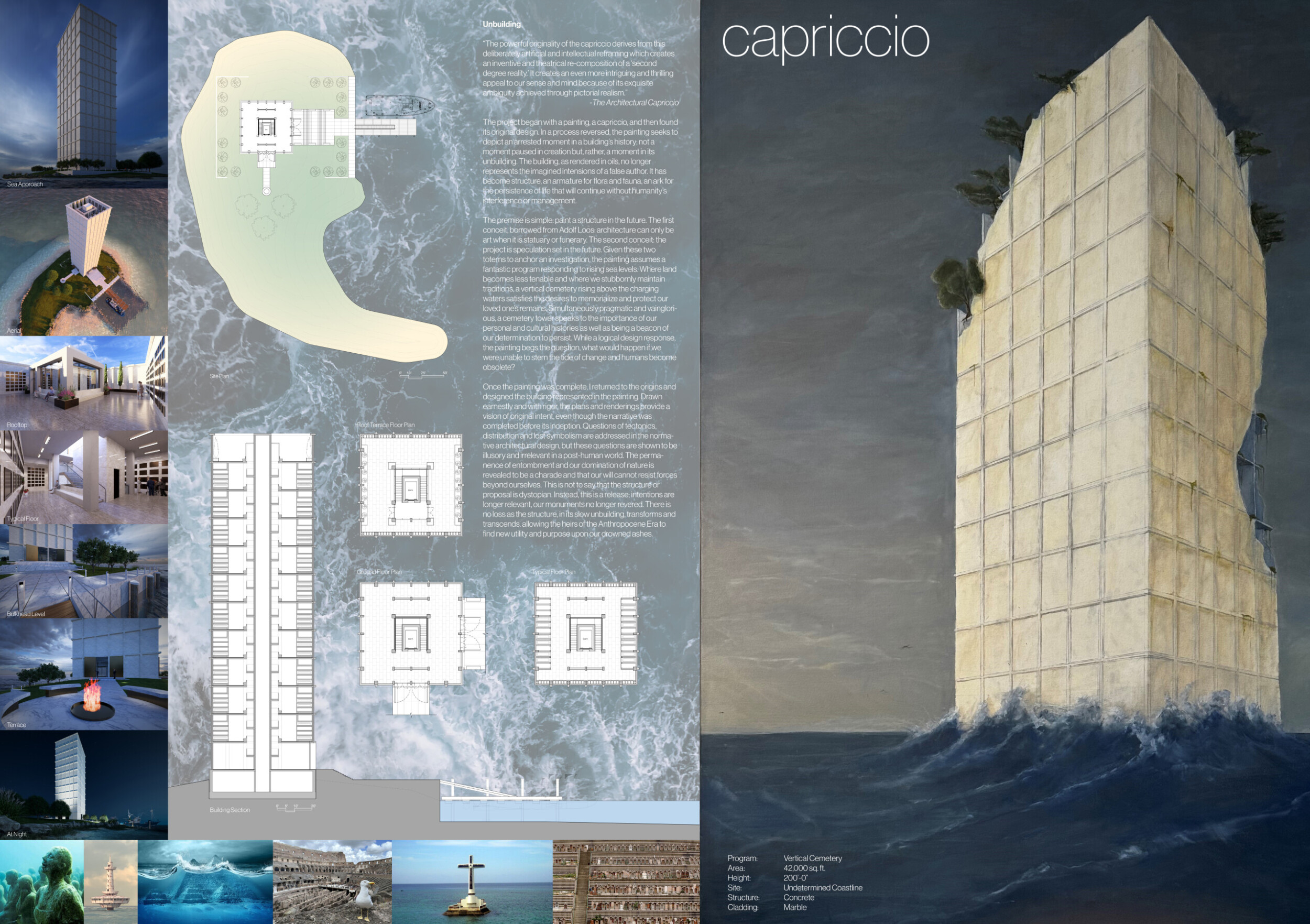 Architecture project // Vertical Interaction with Ocean Views and ...