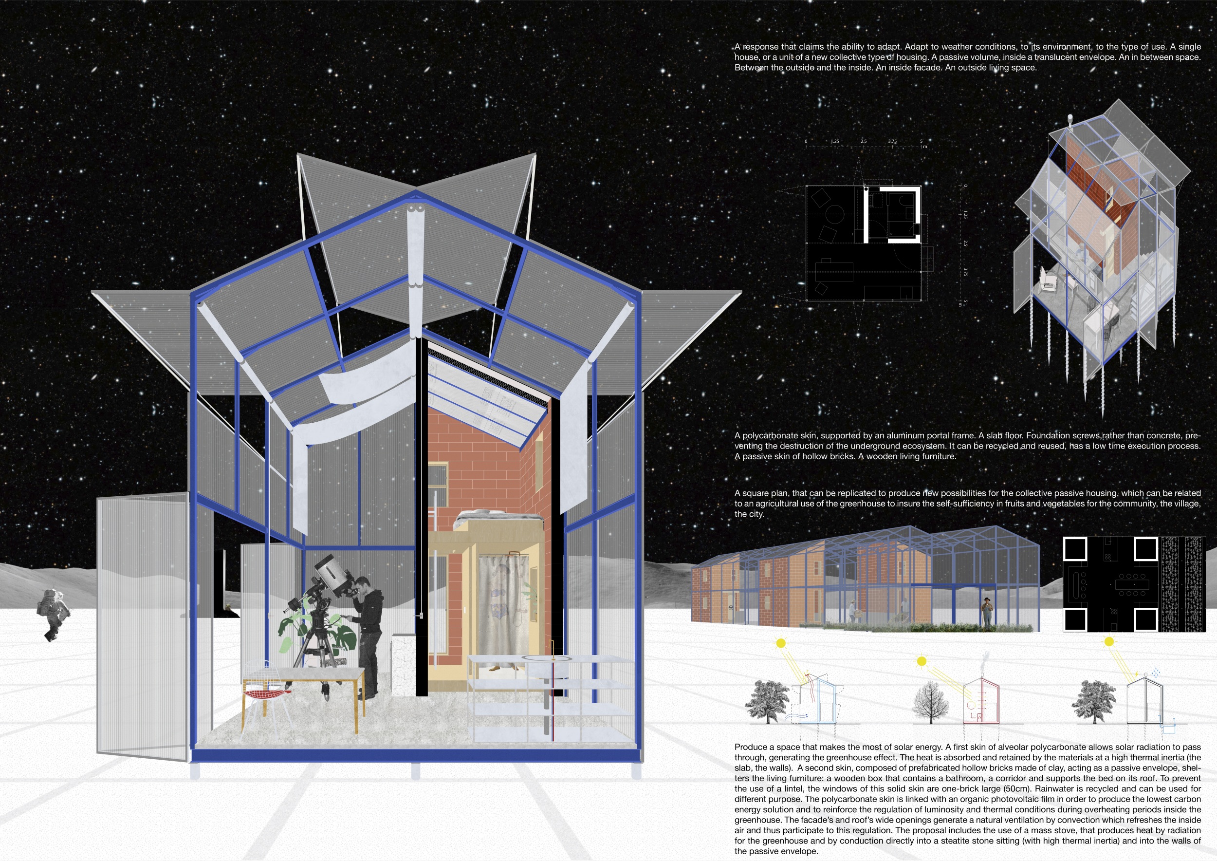 Architecture project // Polycarbonate Skin and Foundation Screws in ...