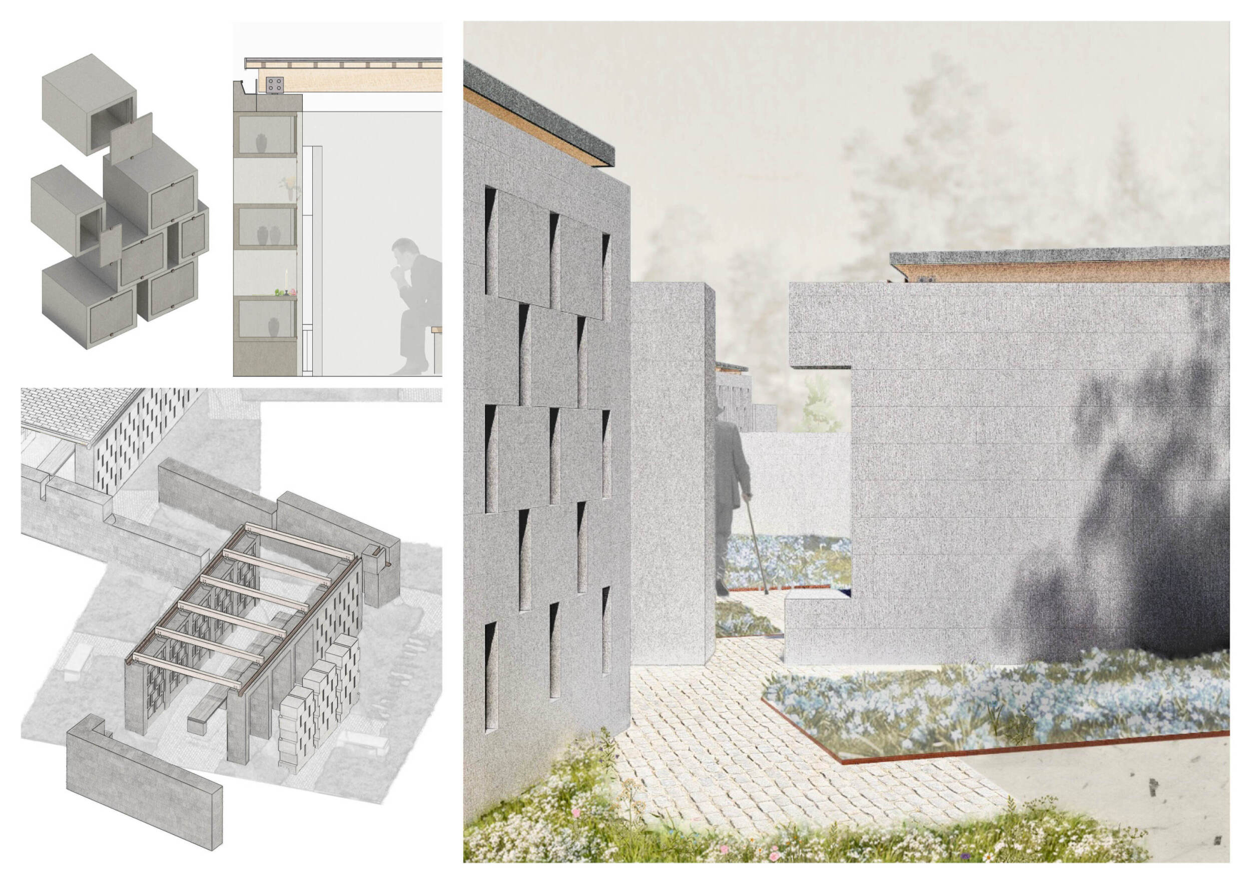 Architecture project // Perforated Walls and Flowering Gardens ...