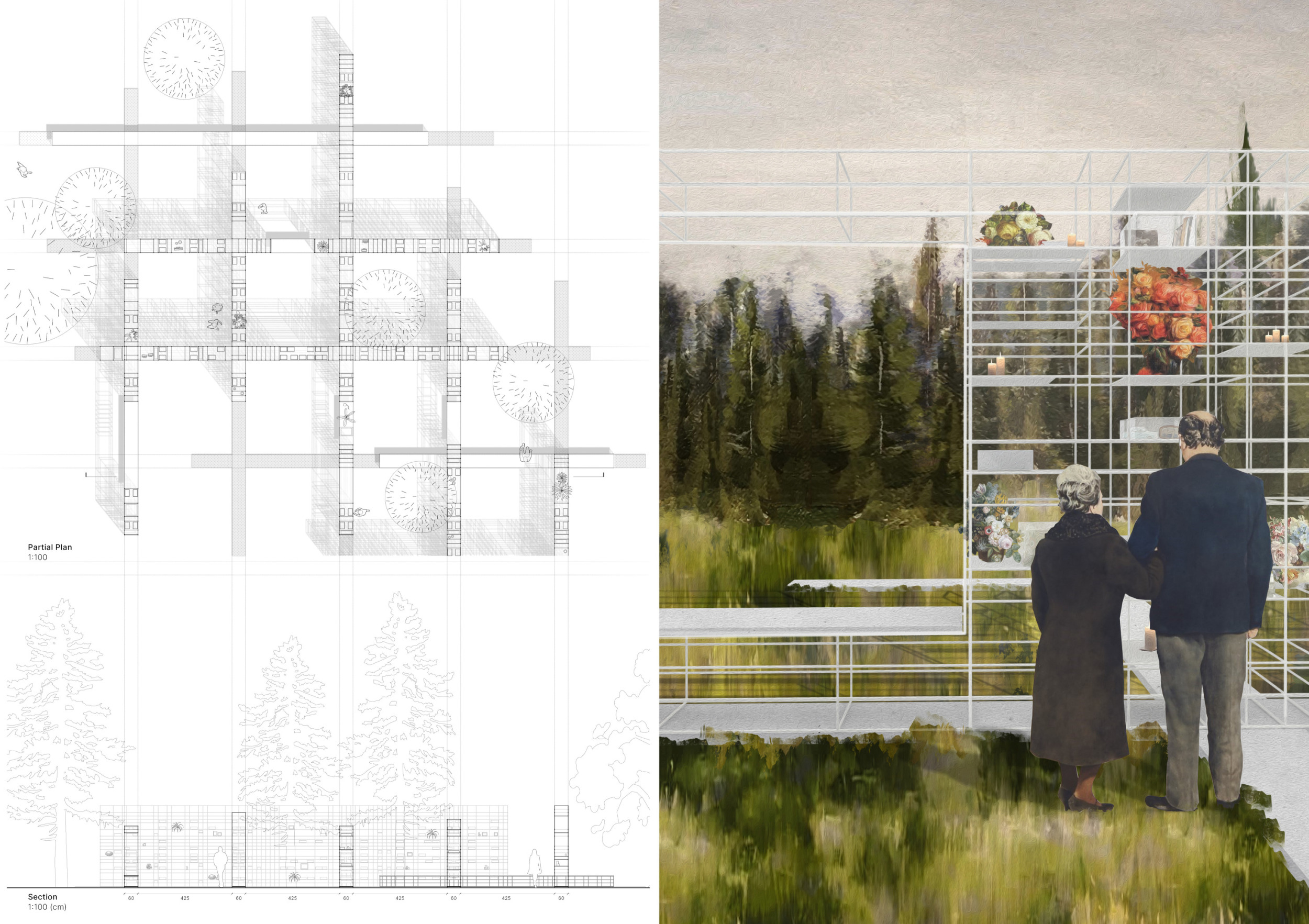 Architecture project // Porous Filigree Structure Enhancing Connection ...