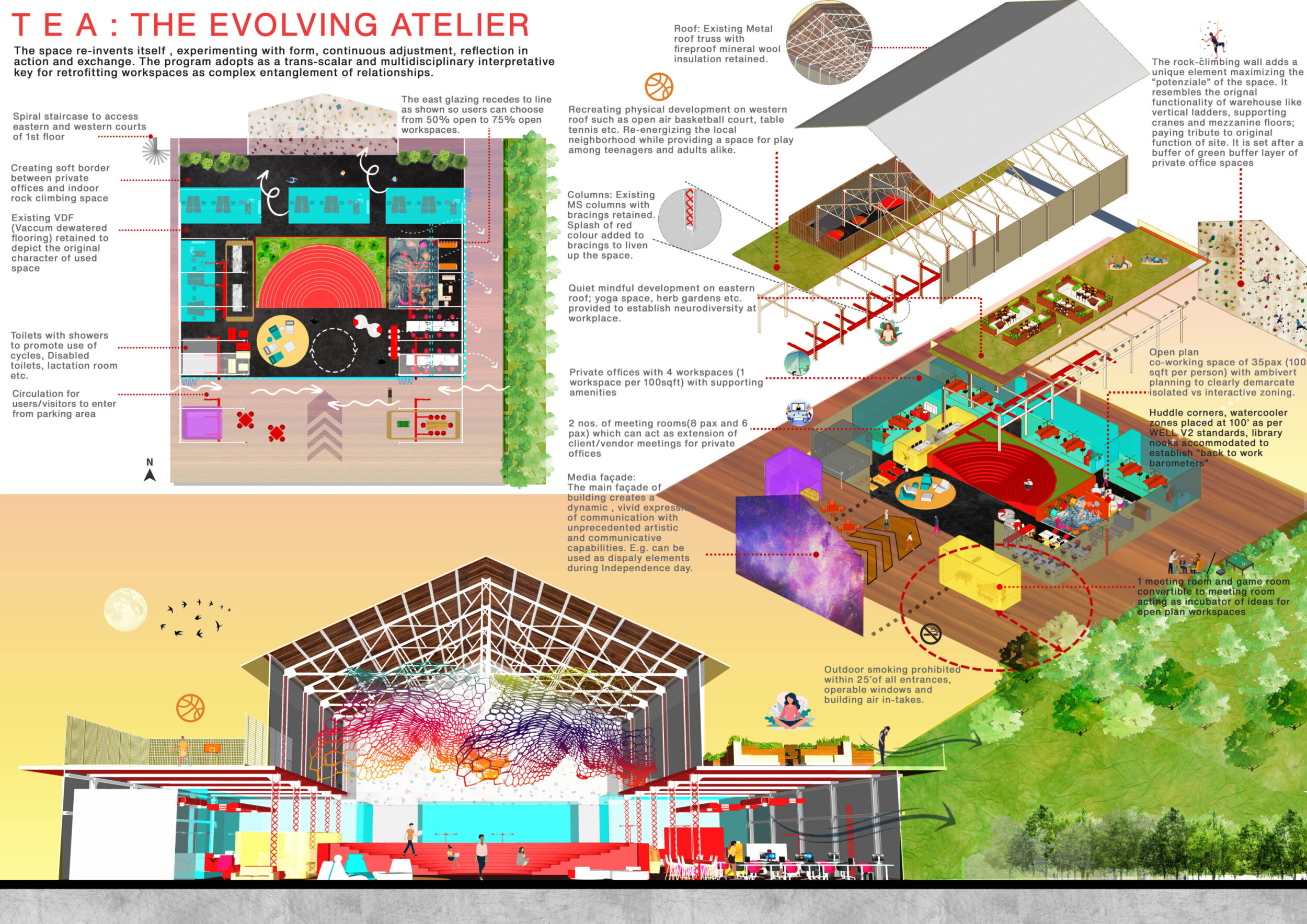 Architecture projects - basketball // Buildner