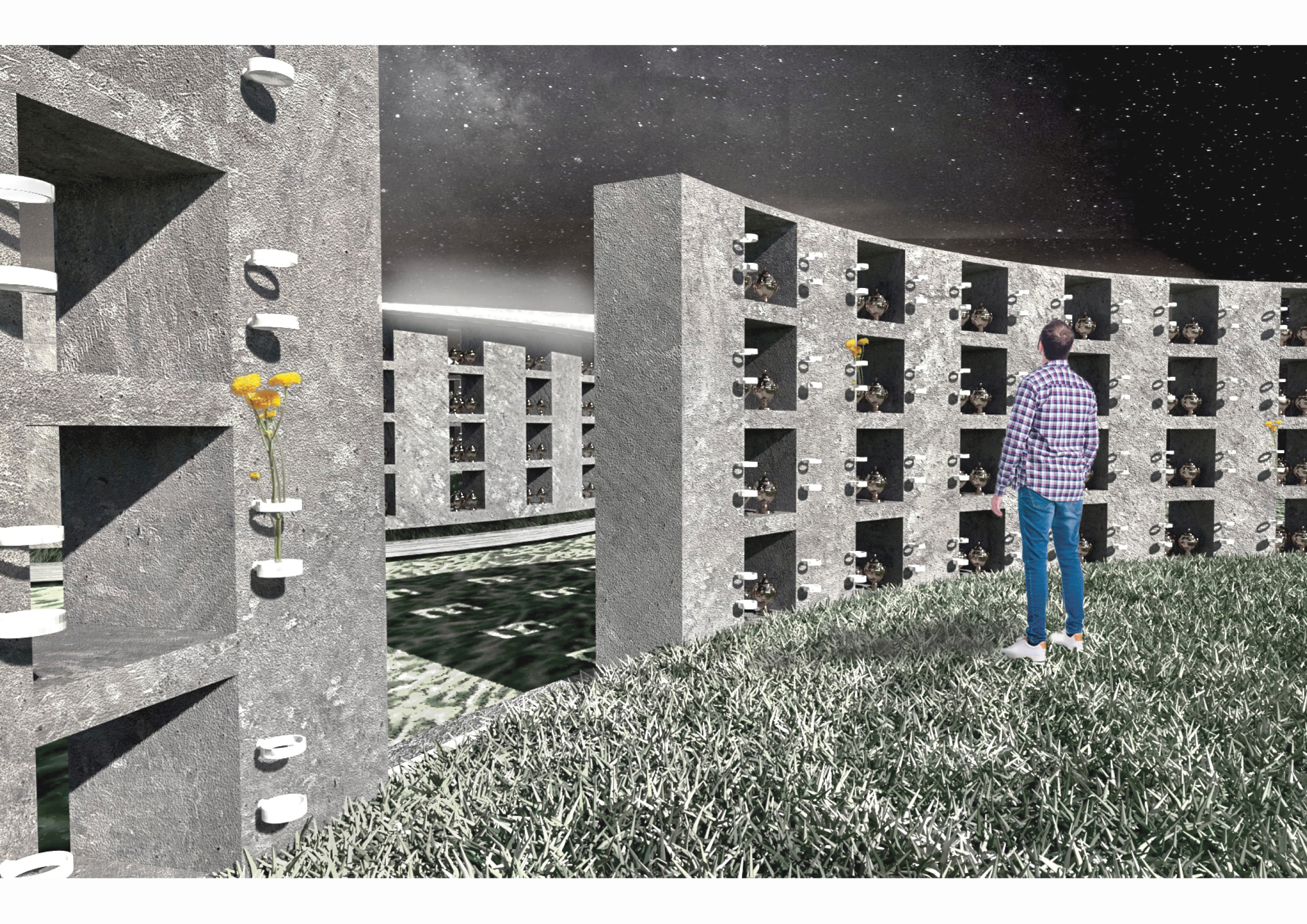 Architecture project // Elevated Altars and Sunken Fountains in a ...