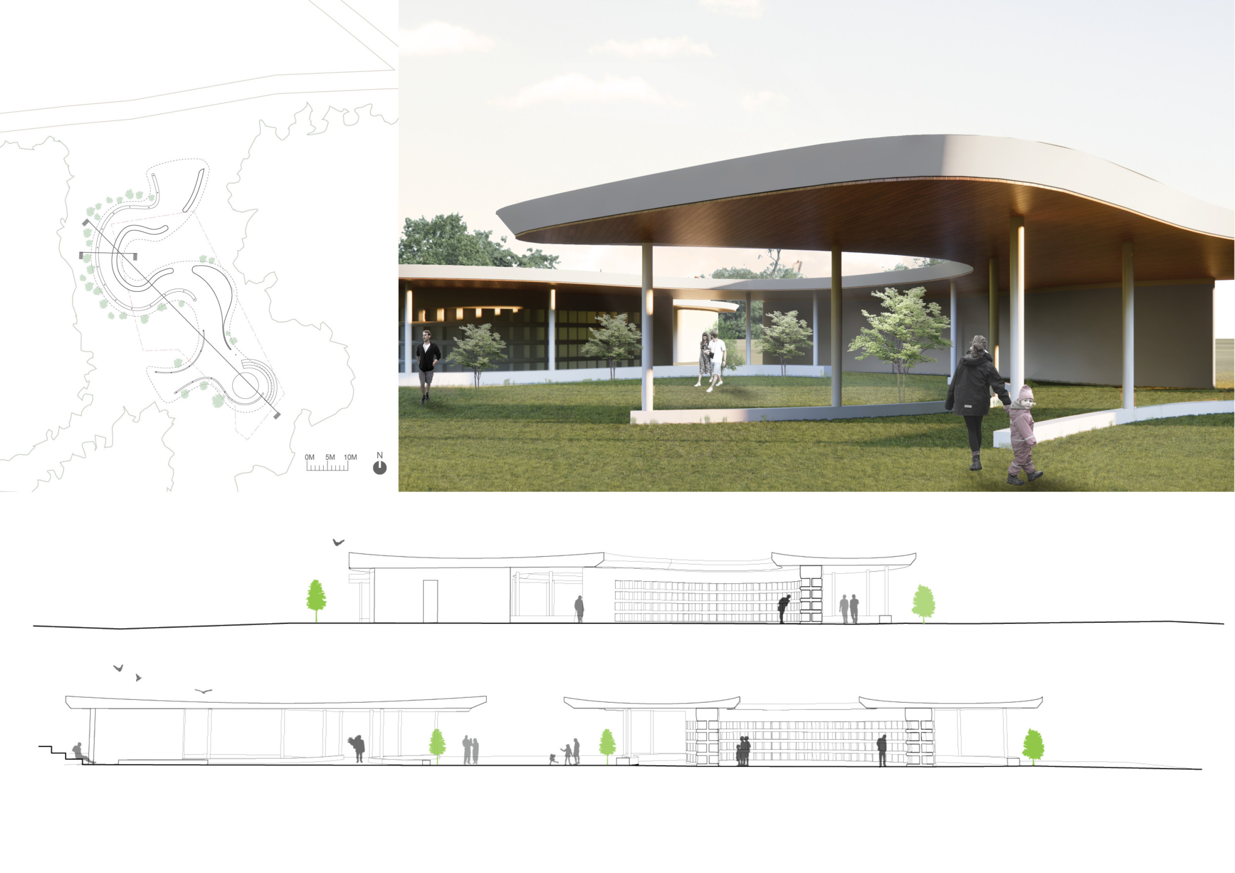 Architecture project // Candlelight Pathways in Natural Wood Spaces
