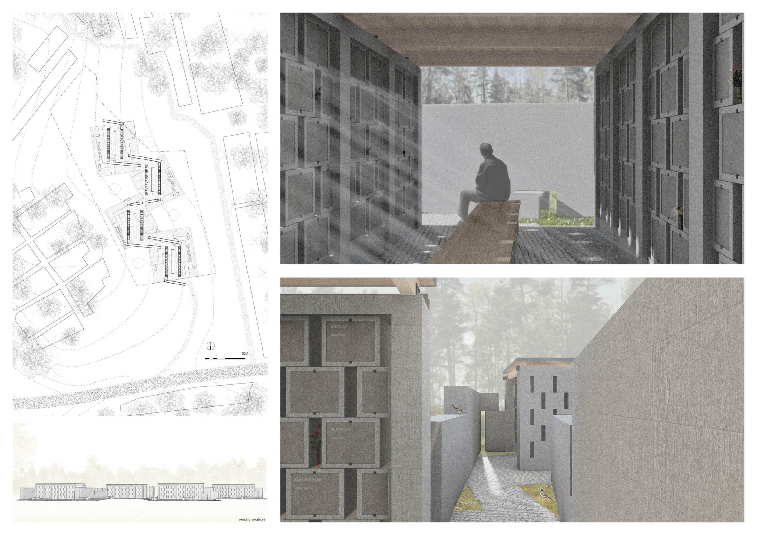 Architecture project // Perforated Walls and Flowering Gardens ...