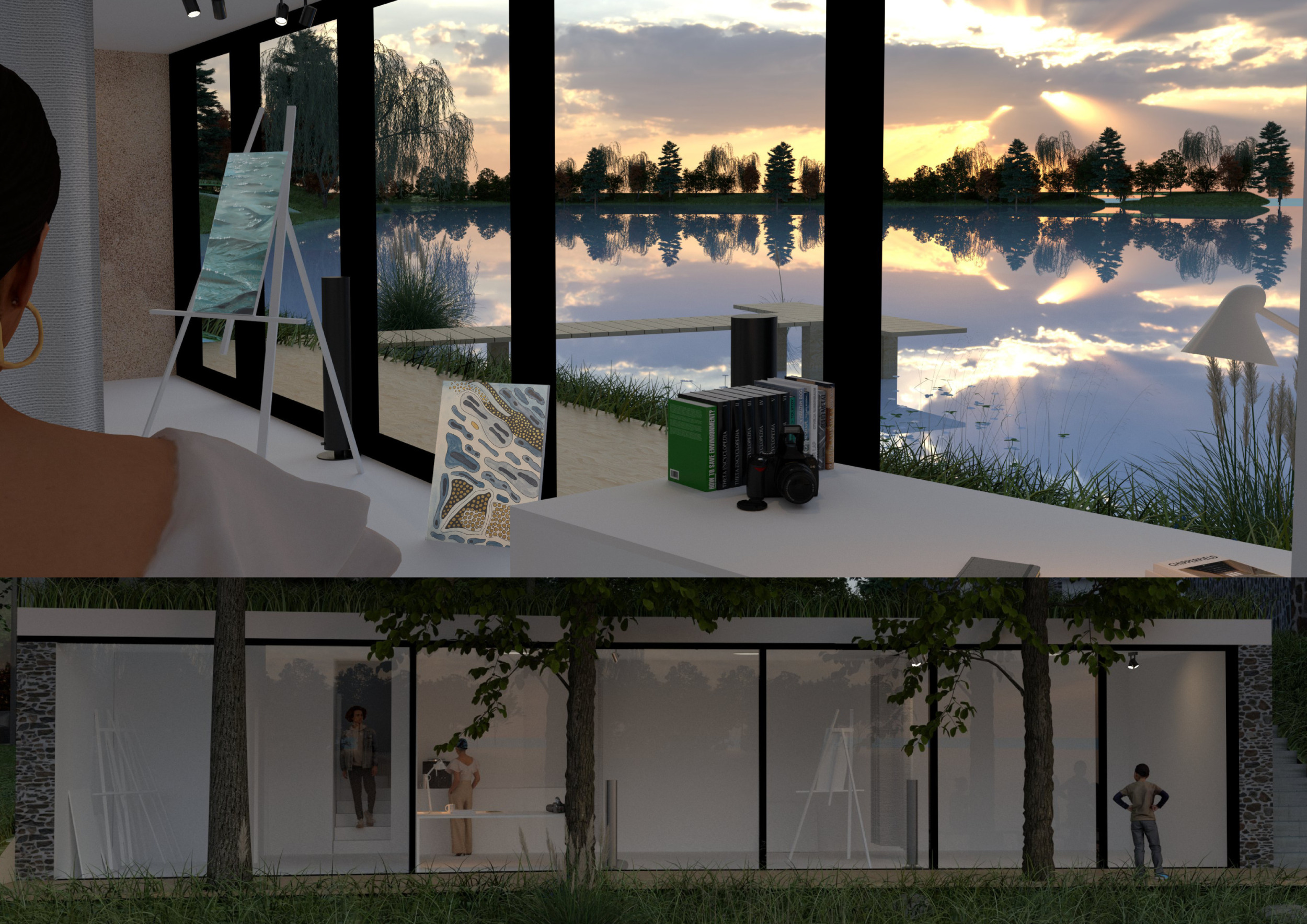 Architecture project // Flexible Studios with Reused Materials and ...