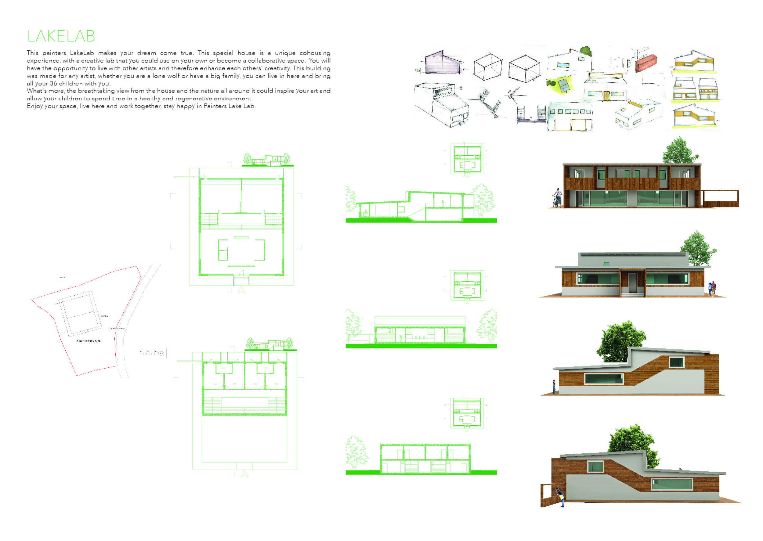 Architecture project // Rough Brushed Oak and Porcelain Stoneware ...