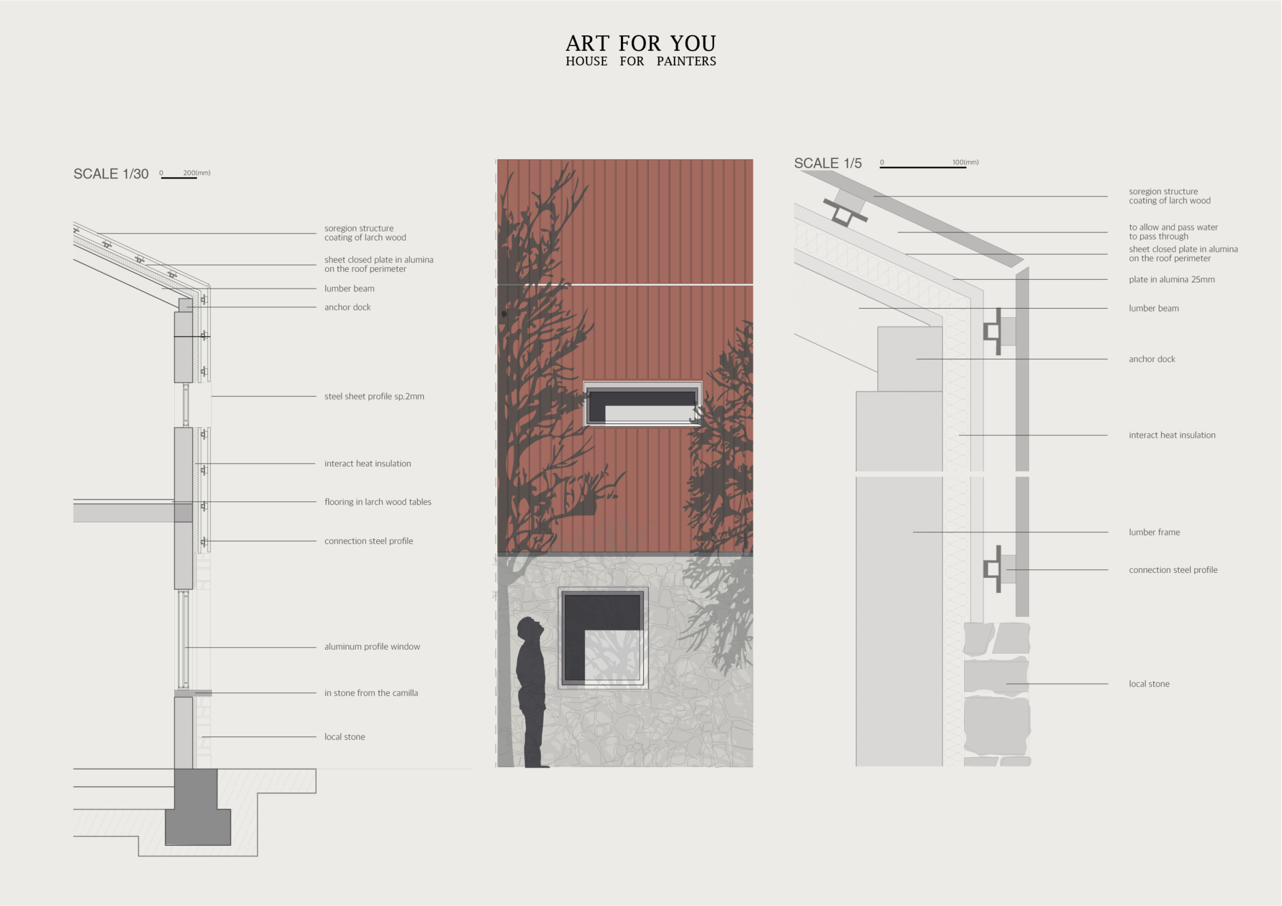 Architecture project // Wooden Louver Frame Integrates Art and Family ...