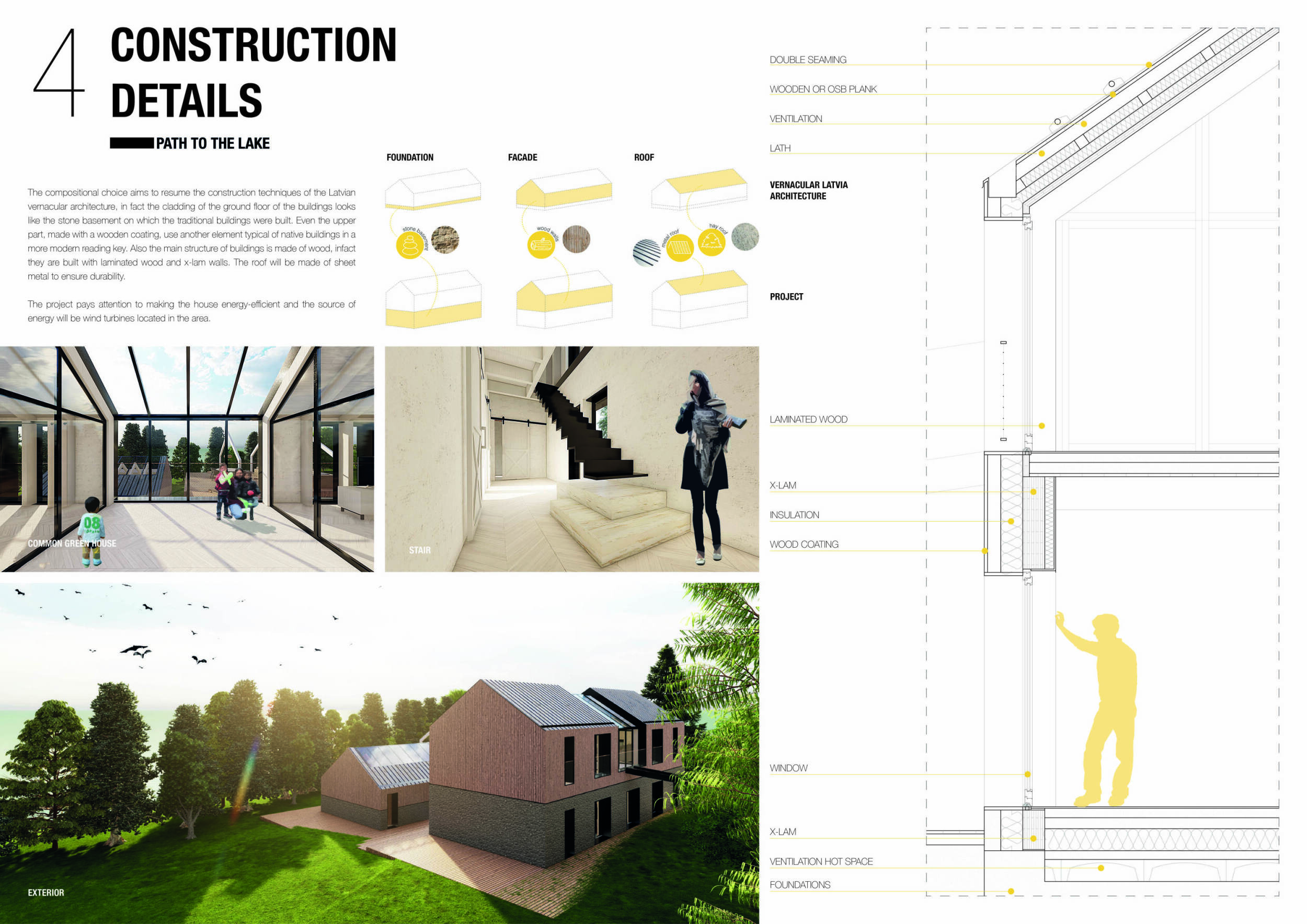 Architecture project // Cross-Laminated Timber House with Solar ...