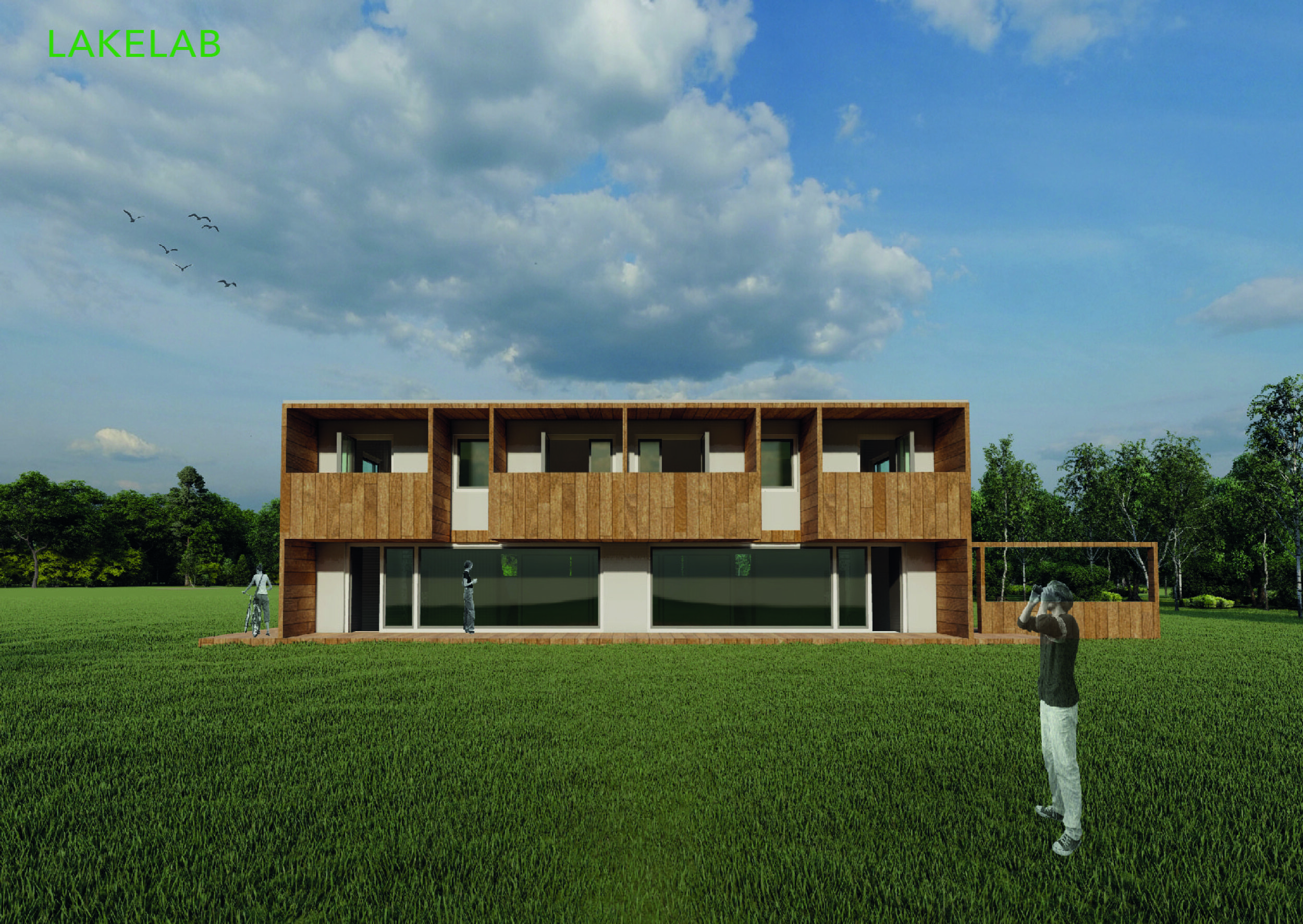 Architecture project // Rough Brushed Oak and Porcelain Stoneware ...