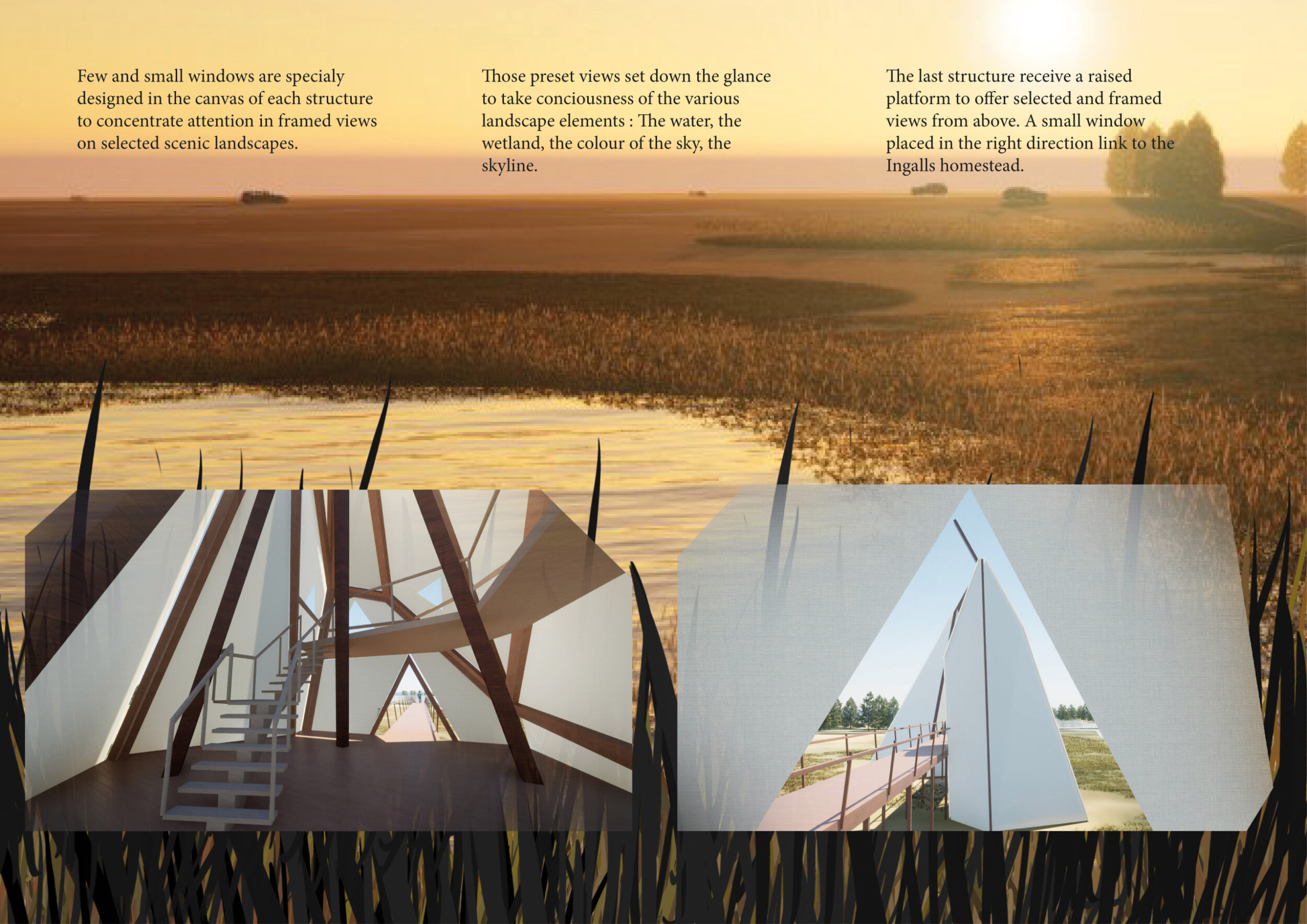 Architecture project // Framed Perspectives in Canvas and Timber for ...