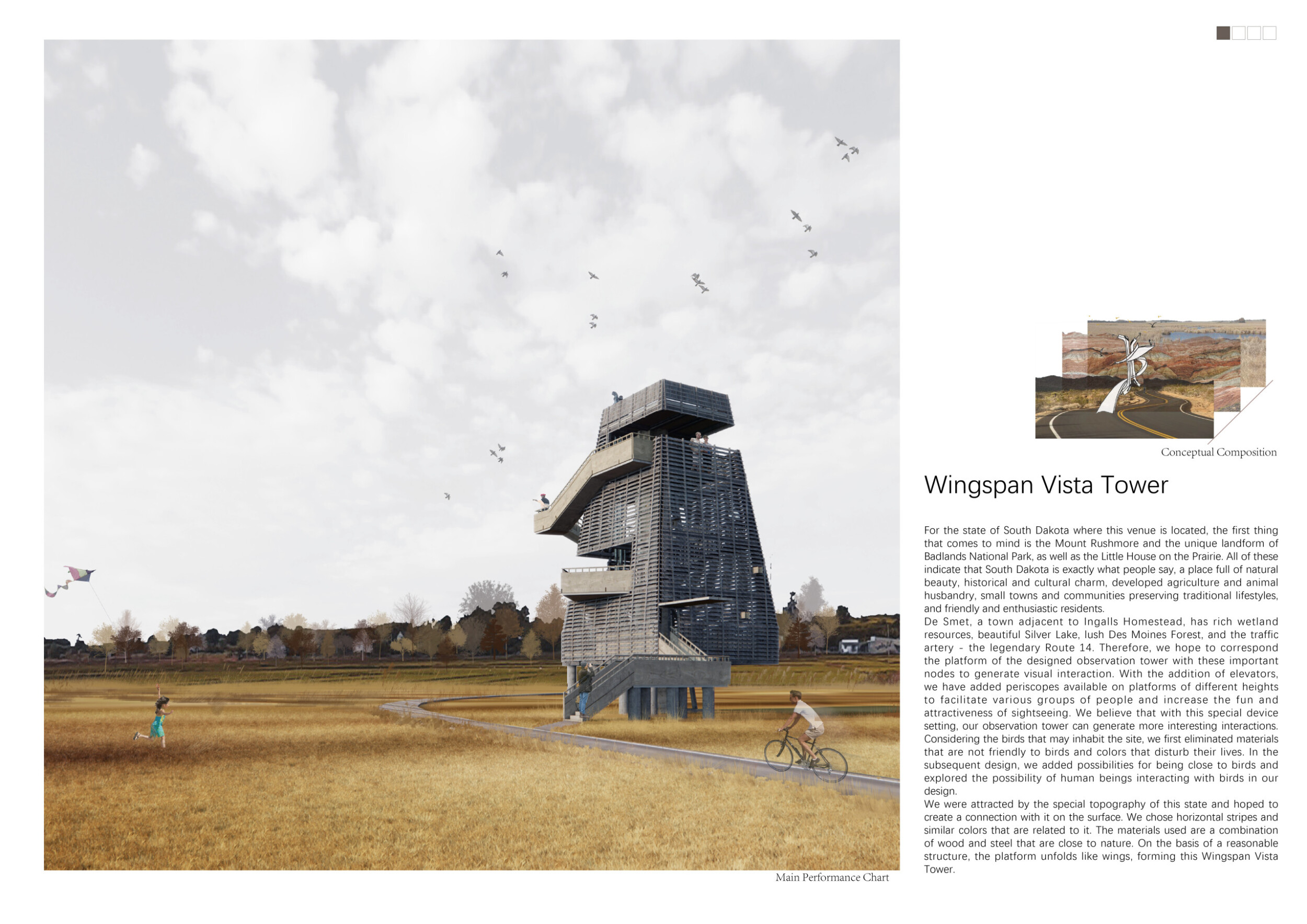 Architecture project // Elevated Observation Tower Crafted from Timber ...