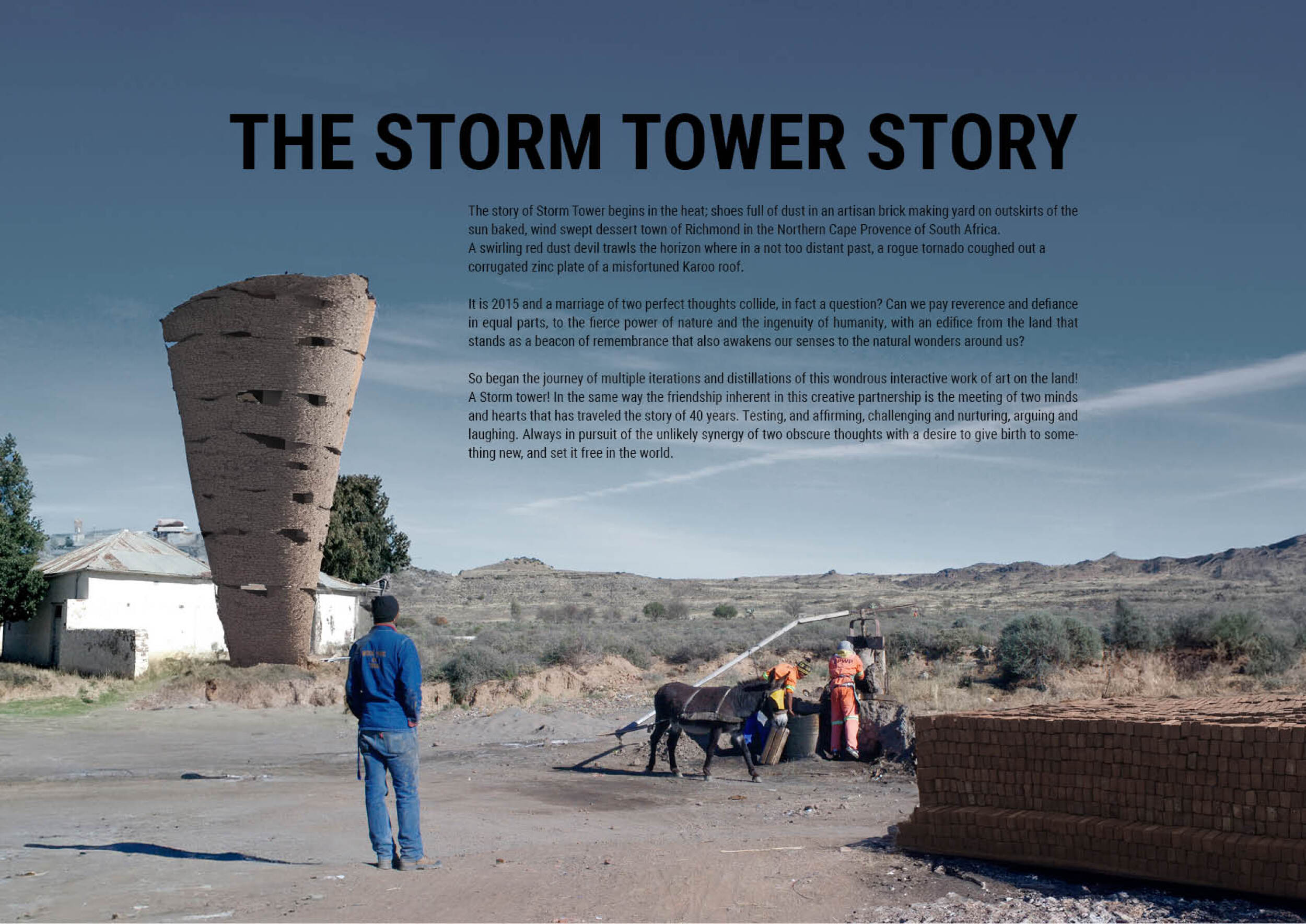 Architecture project // Vortex-Inspired Structure Combining Clay Brick ...