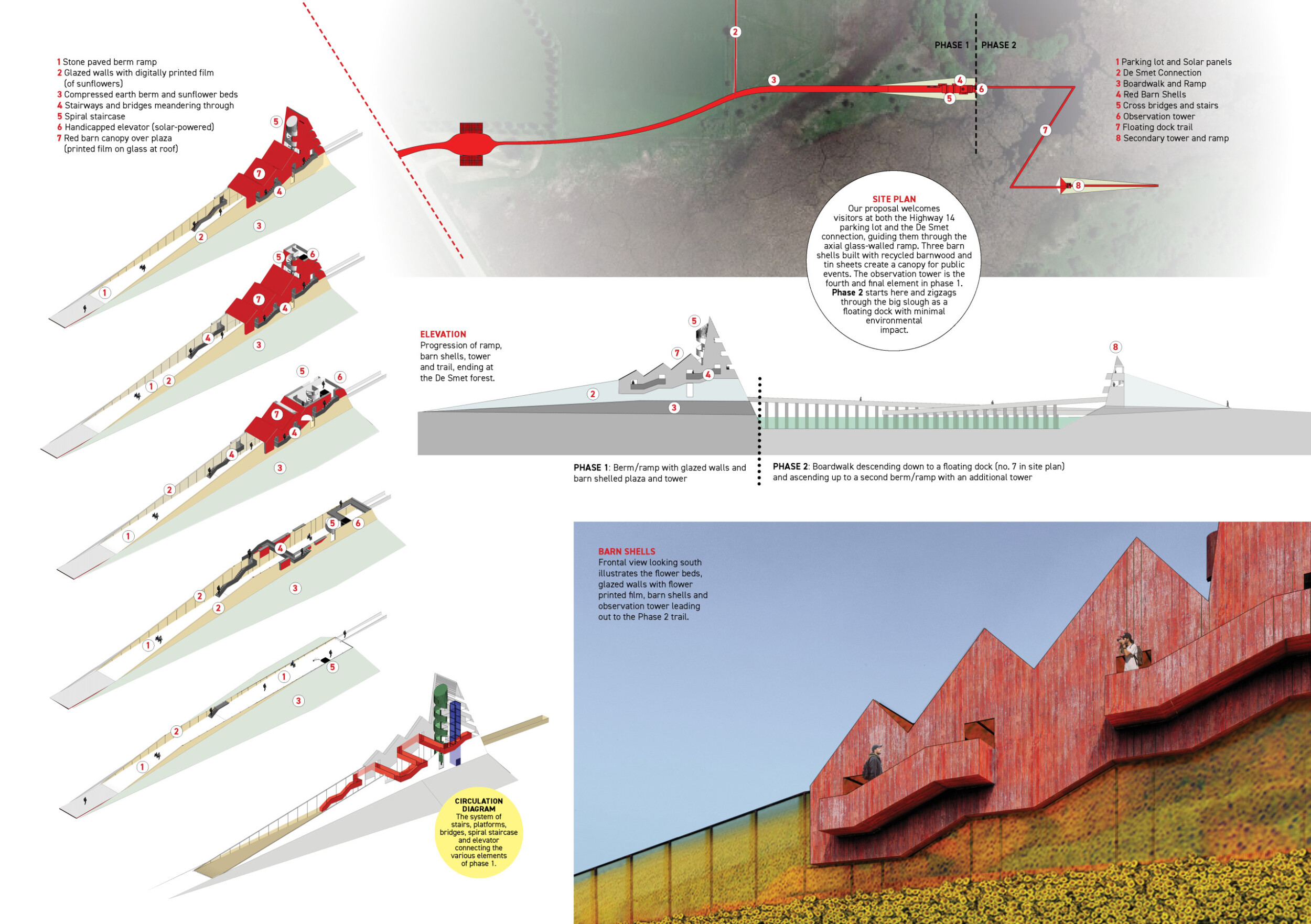 Architecture project // Elevated Observation Tower Crafted from ...