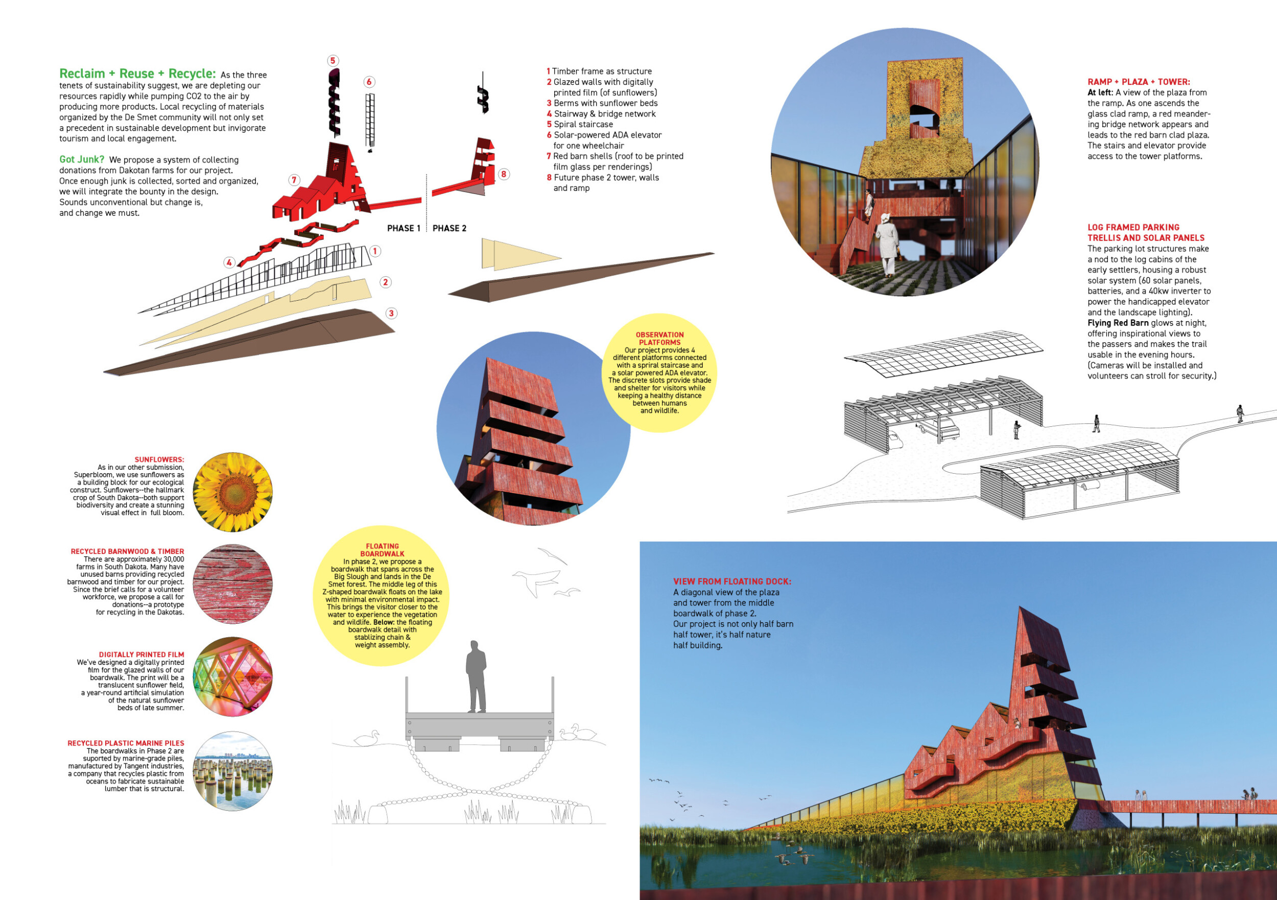 Architecture project // Elevated Observation Tower Crafted from ...