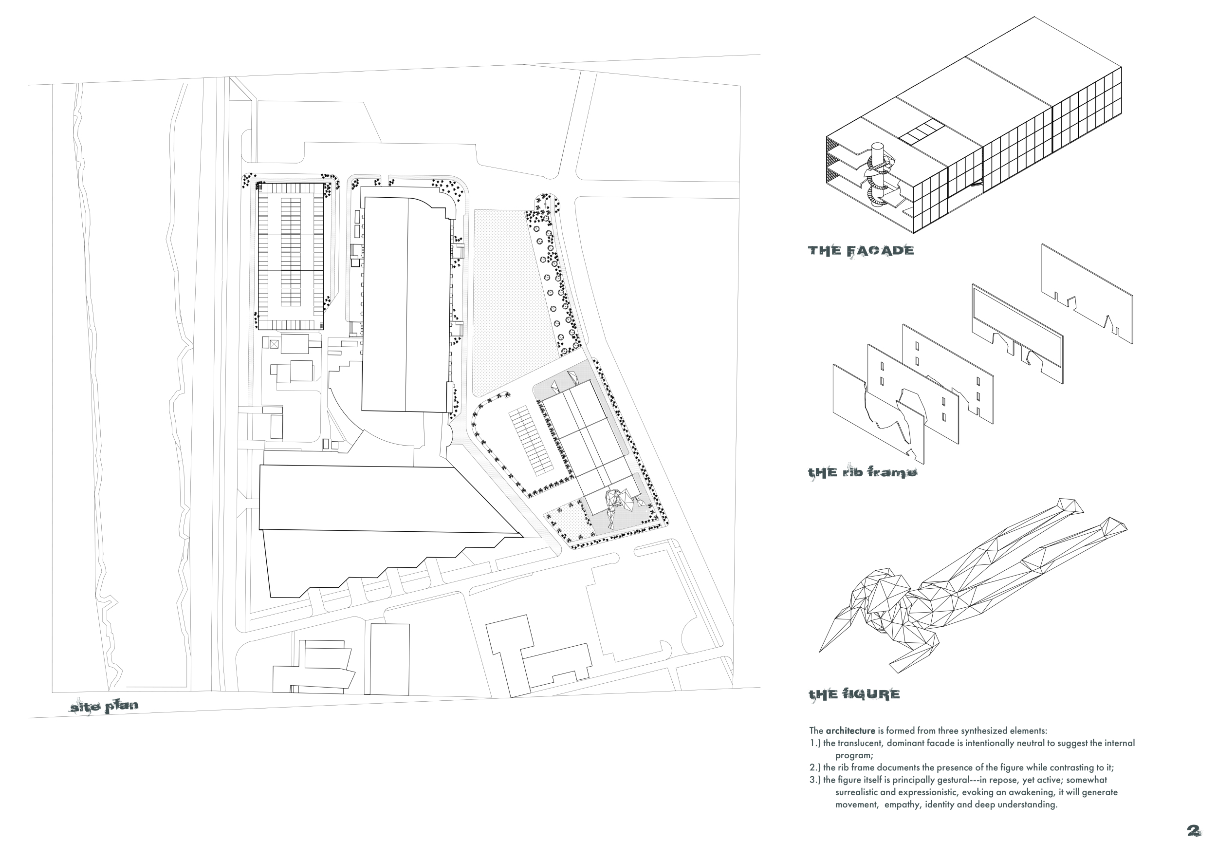 Architecture project // Translucent Glass Façade with Glu-Lam Structure ...