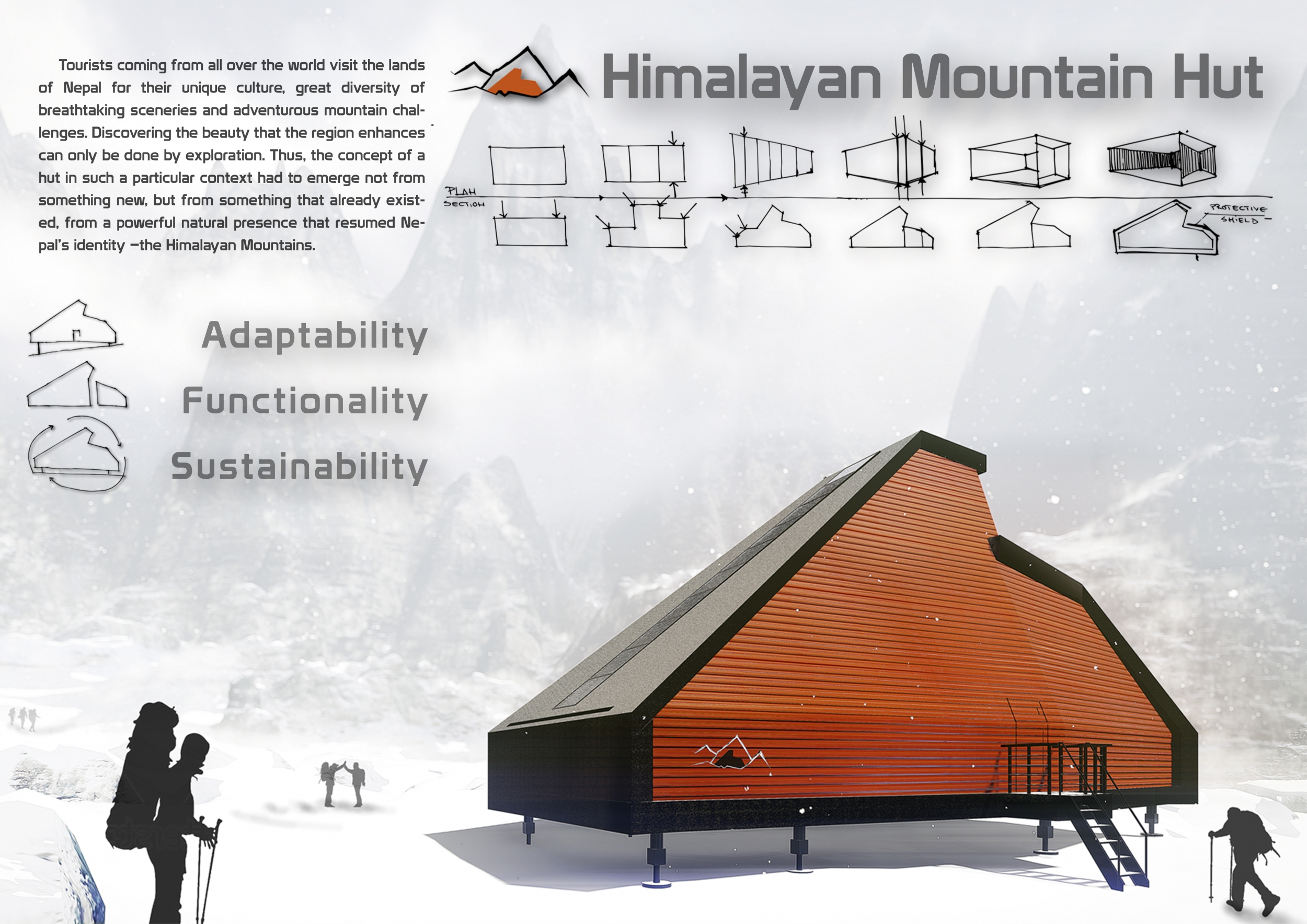 Architecture project // Modular Retreat Utilizing Sustainable Aluminum ...
