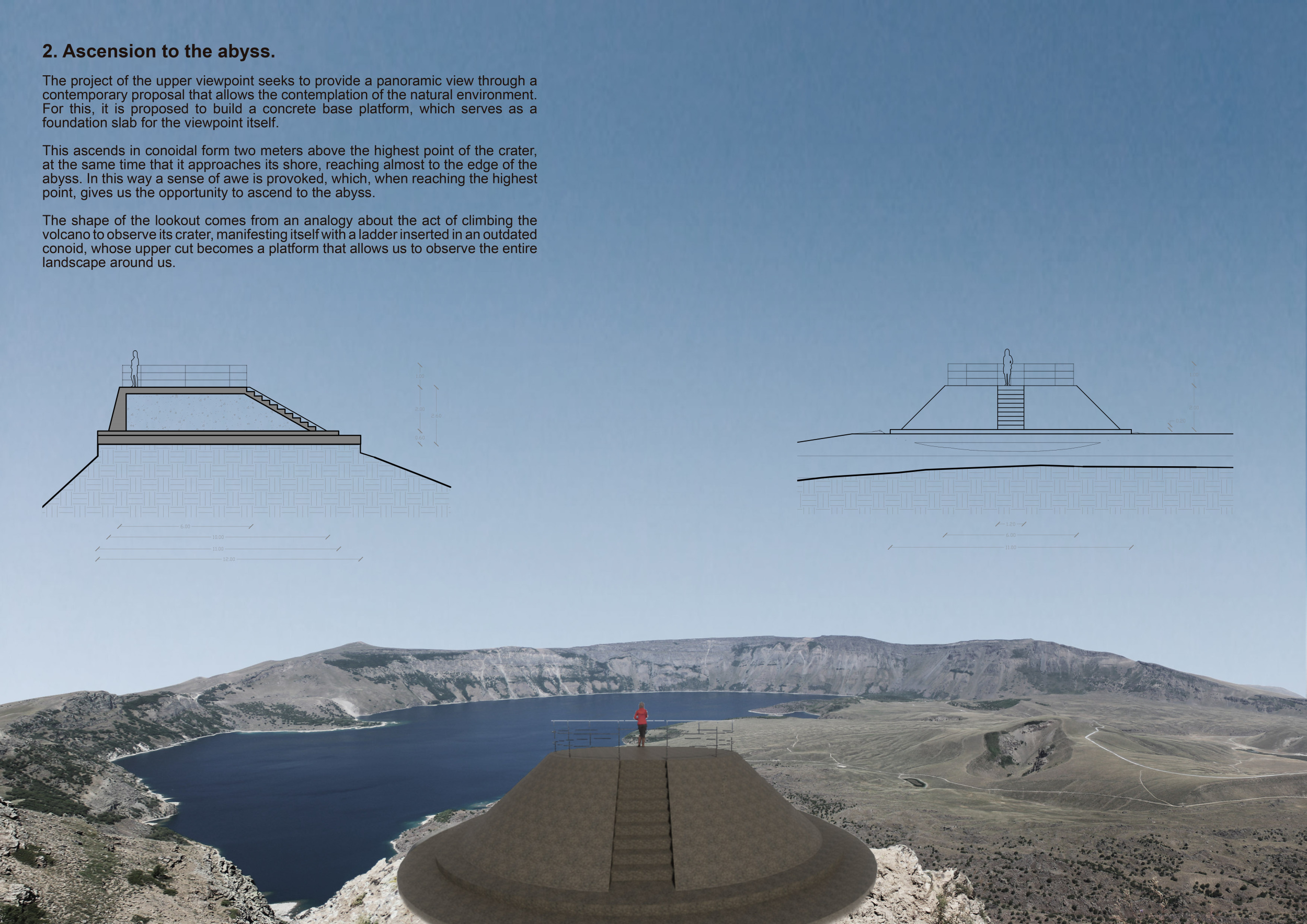 Architecture project // Volcanic Landscape Viewing Platform Crafted ...