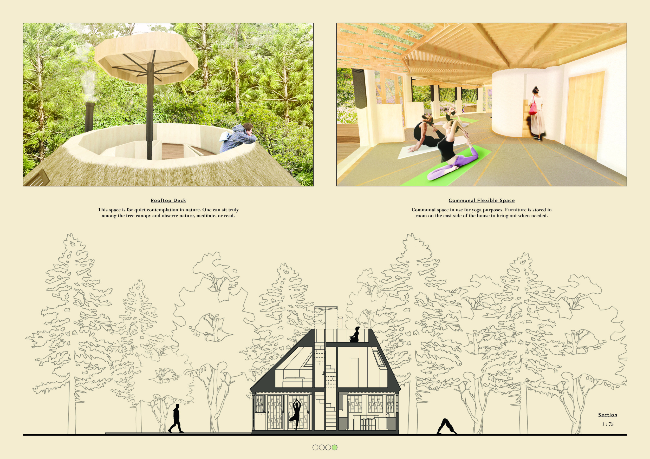 Architecture project // Thatch Roofing and Wood Panel Construction ...