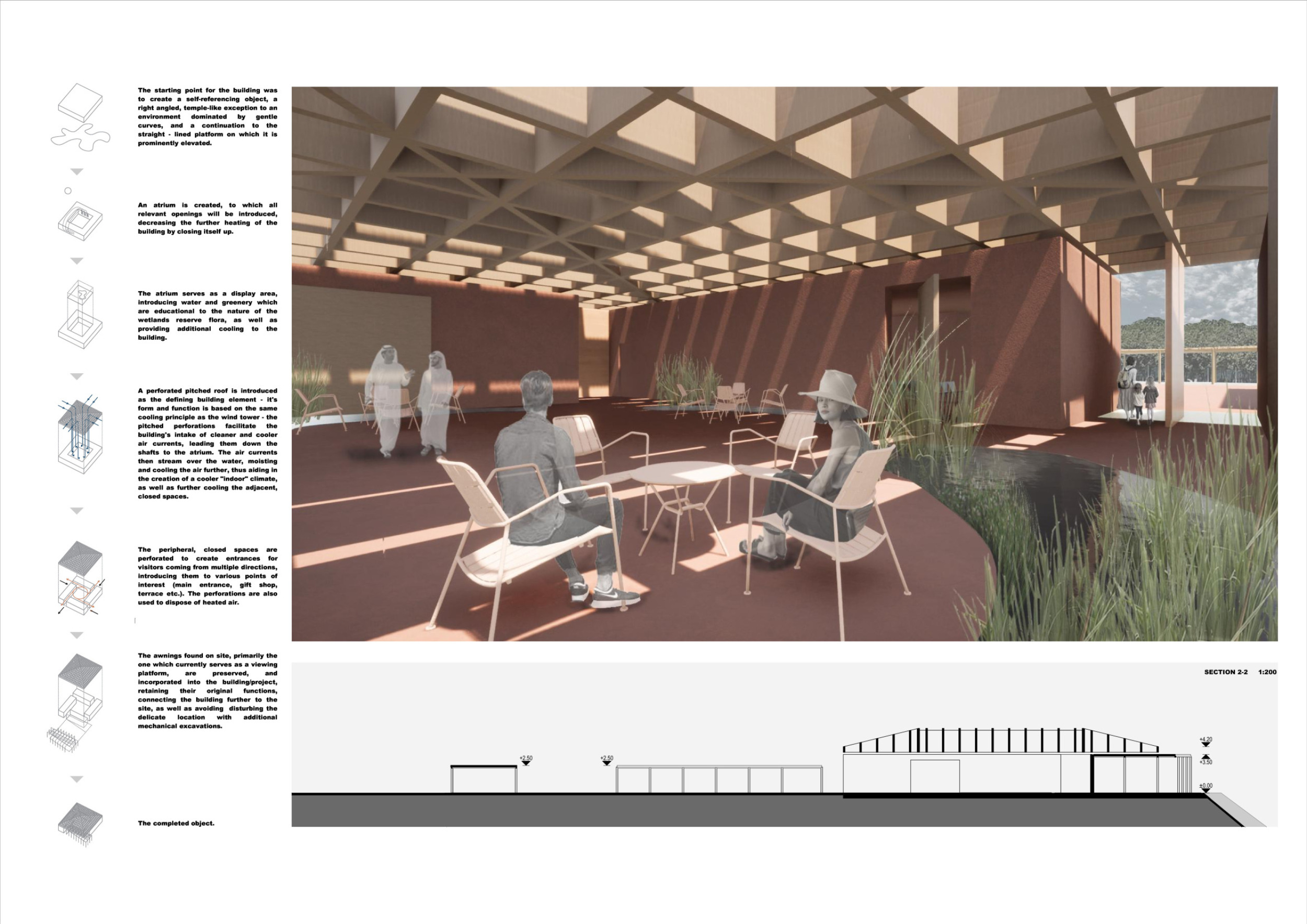 Architecture project // Thermal Blocks and Perforated Roof Enhance ...