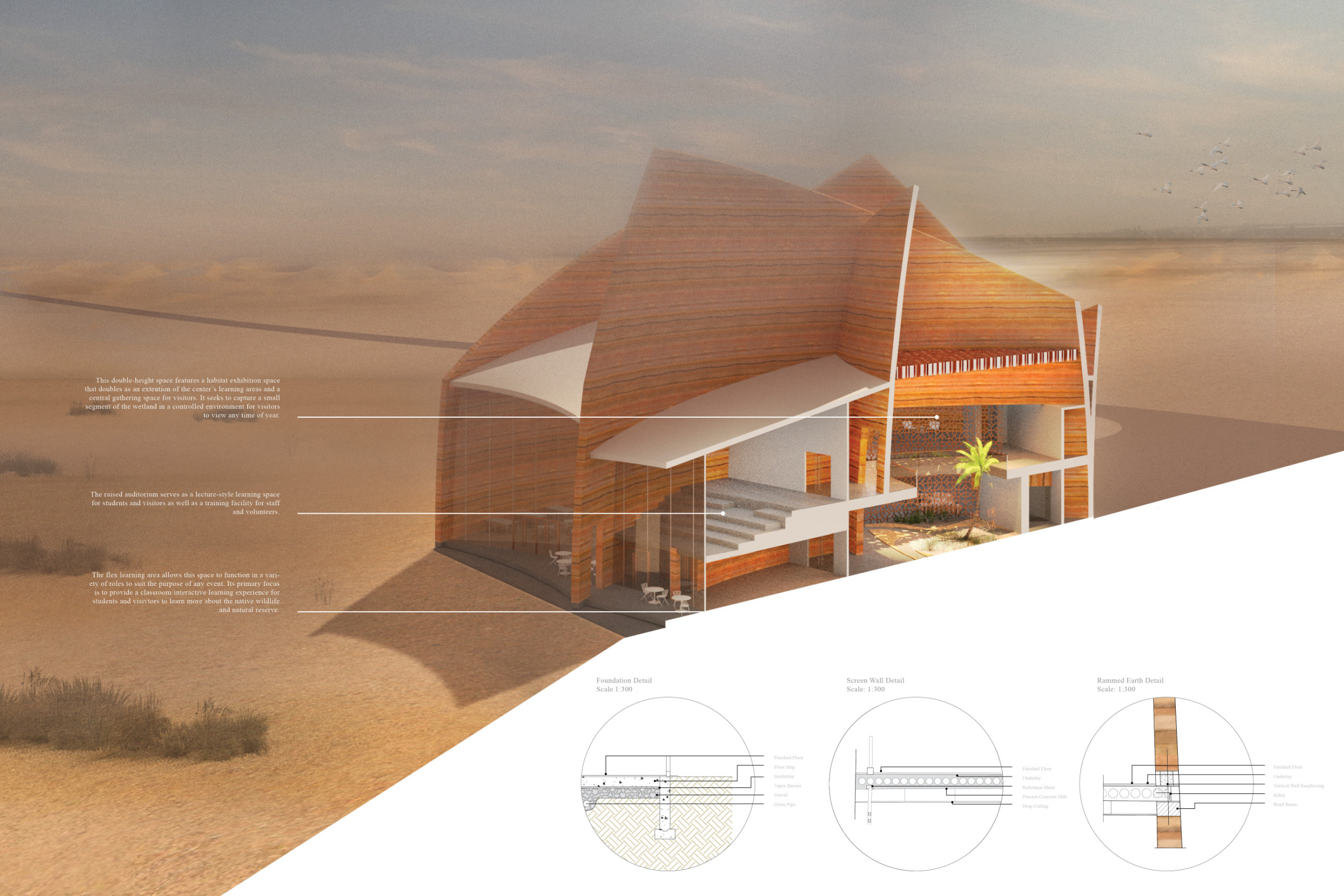 Architecture project // Rammed Earth Structure Embracing Panoramic ...