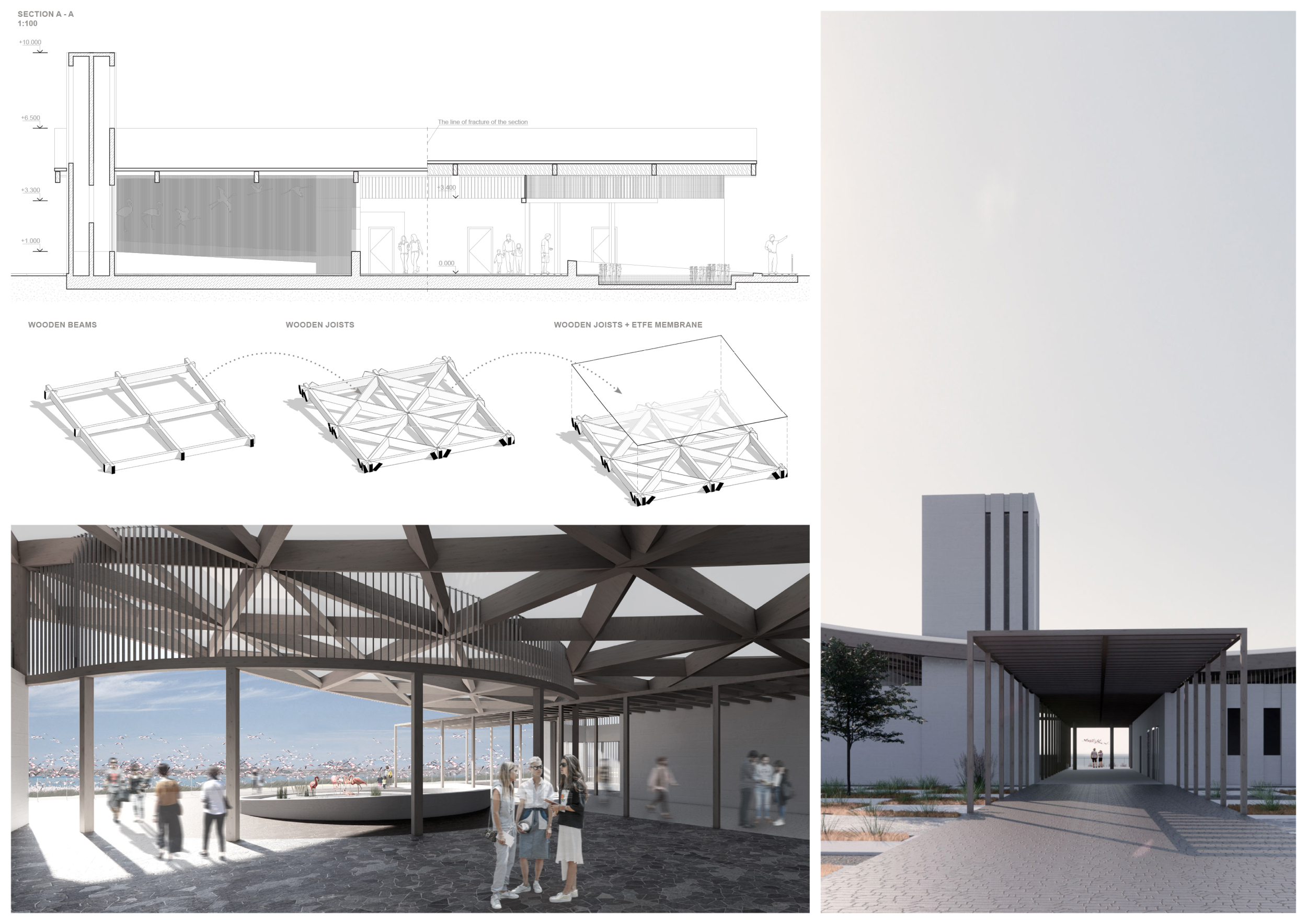 Architecture project // Windcatcher and Etfe Create a Connection with ...