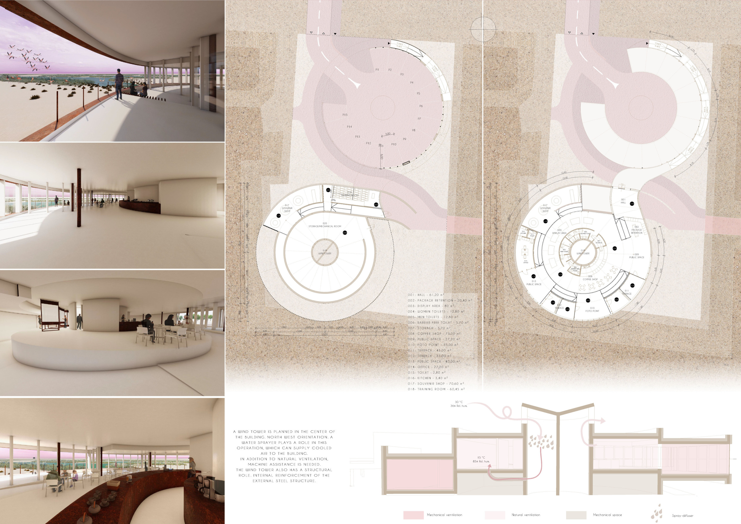 Architecture project // Corten Steel Wind Tower Enhancing Natural ...