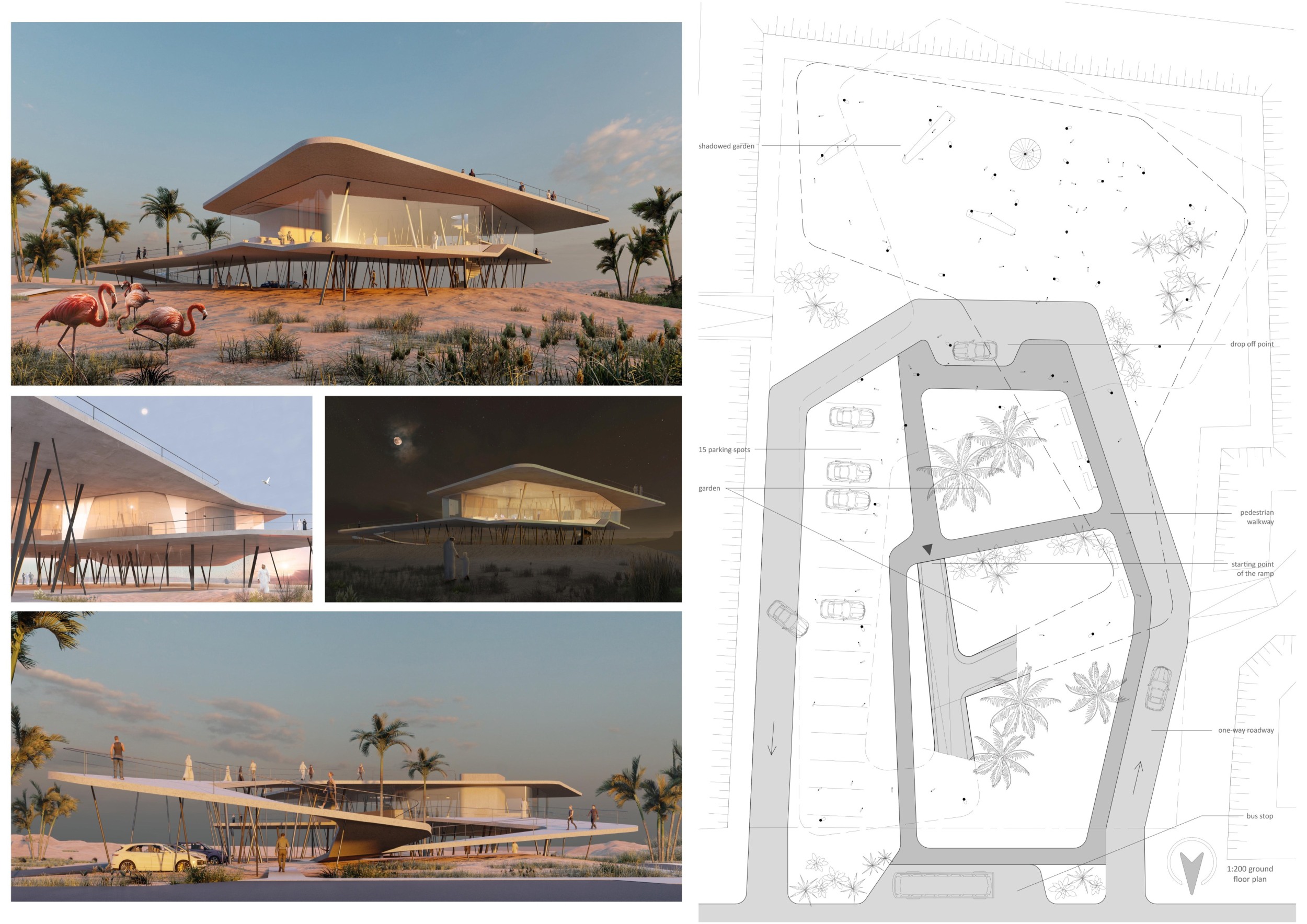 Architecture project // Concrete Tubes and Glass Walls Create Engaging ...