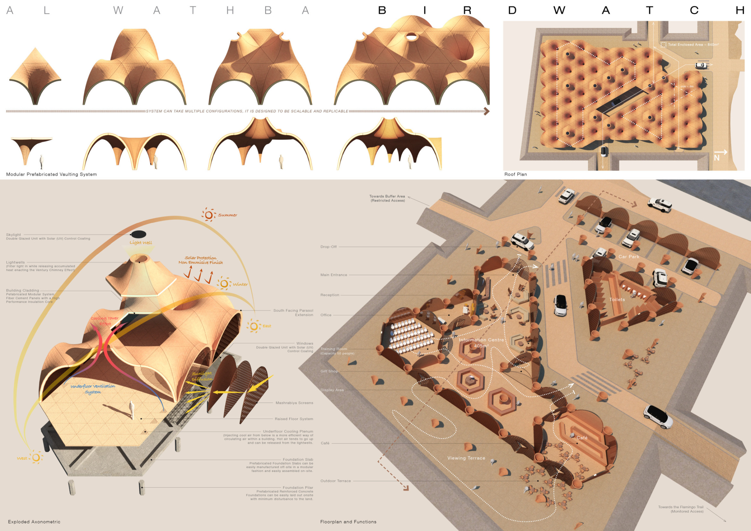 Architecture project // Honeycomb Roof Structure Using Sustainable ...