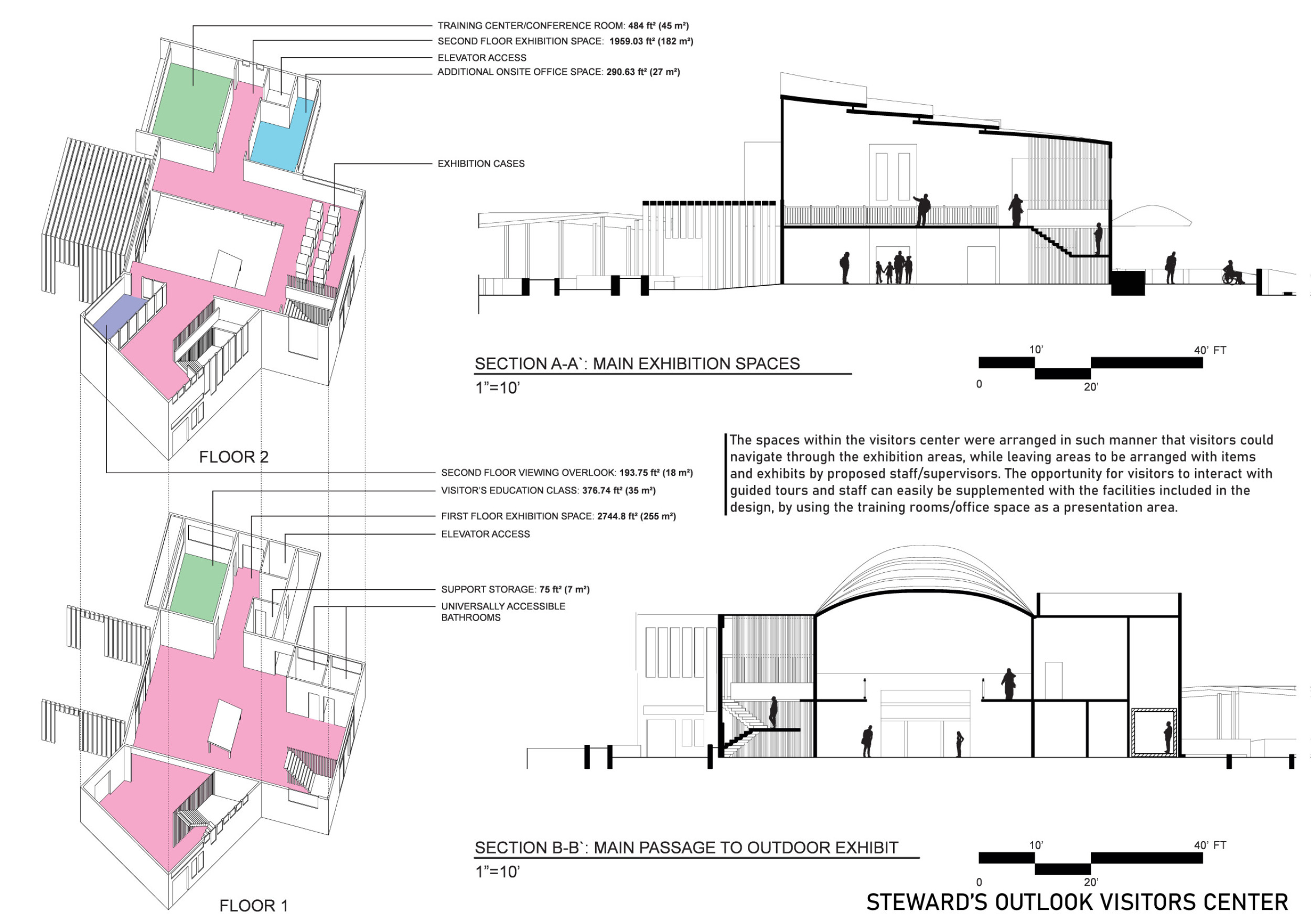 Architecture project // Central Corridor Connecting Eco Education and ...