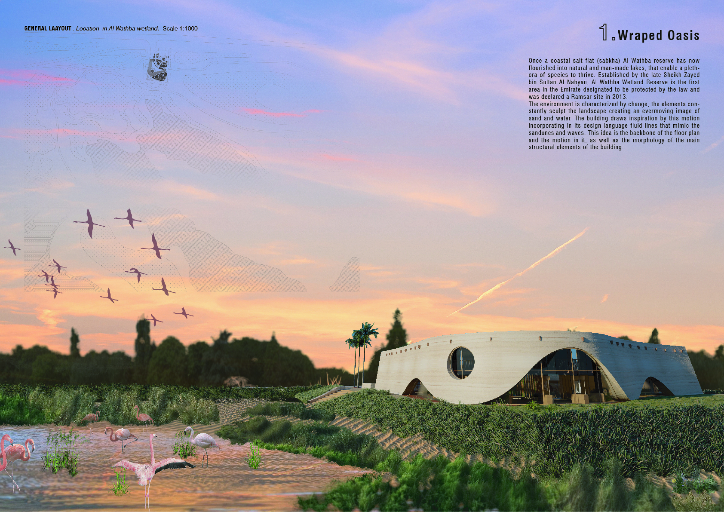 Architecture project // Pond-Centered Pavilion Embracing Wetland Views ...