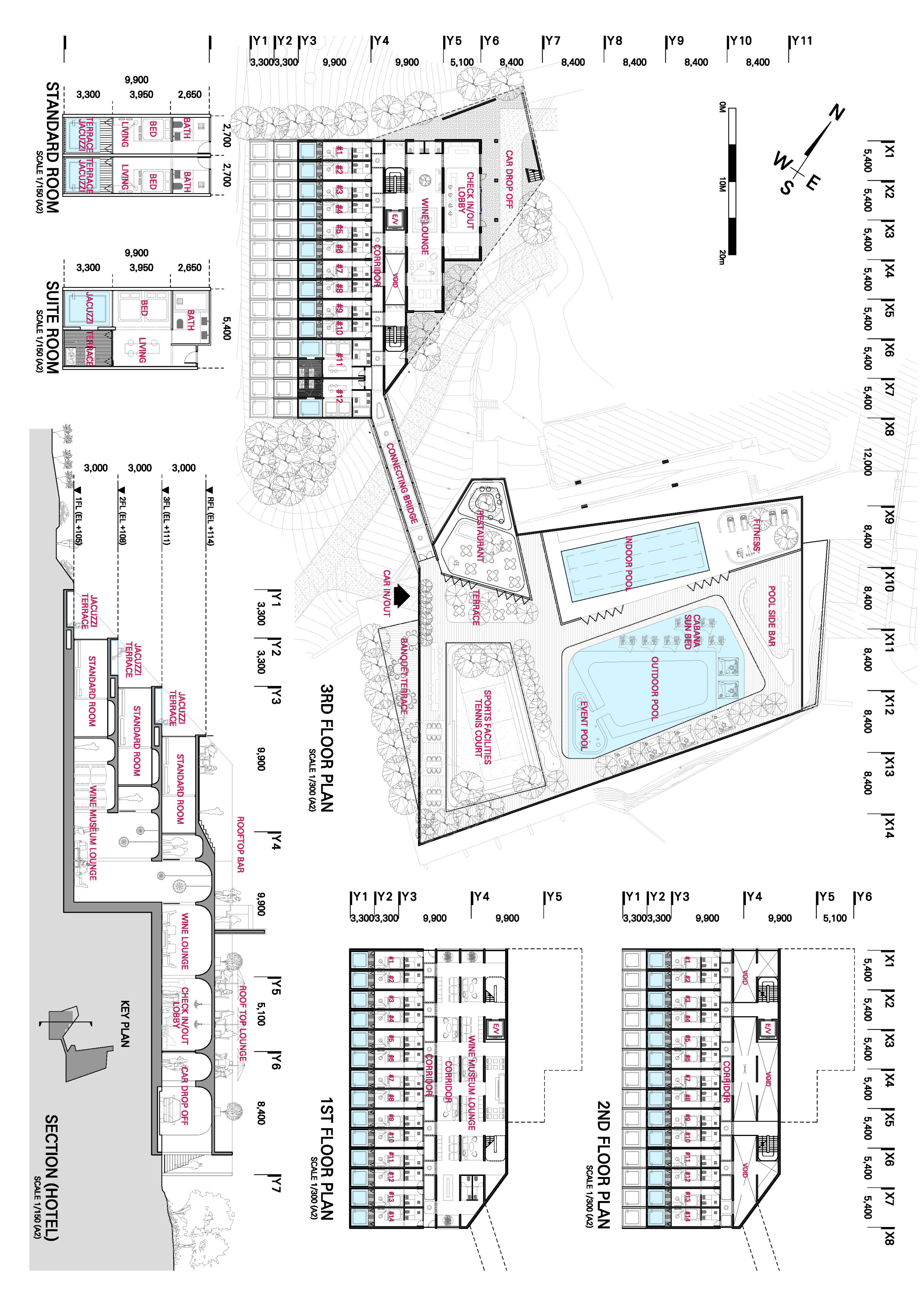 Architecture project // Cascading Structure Overlooking Vines with ...