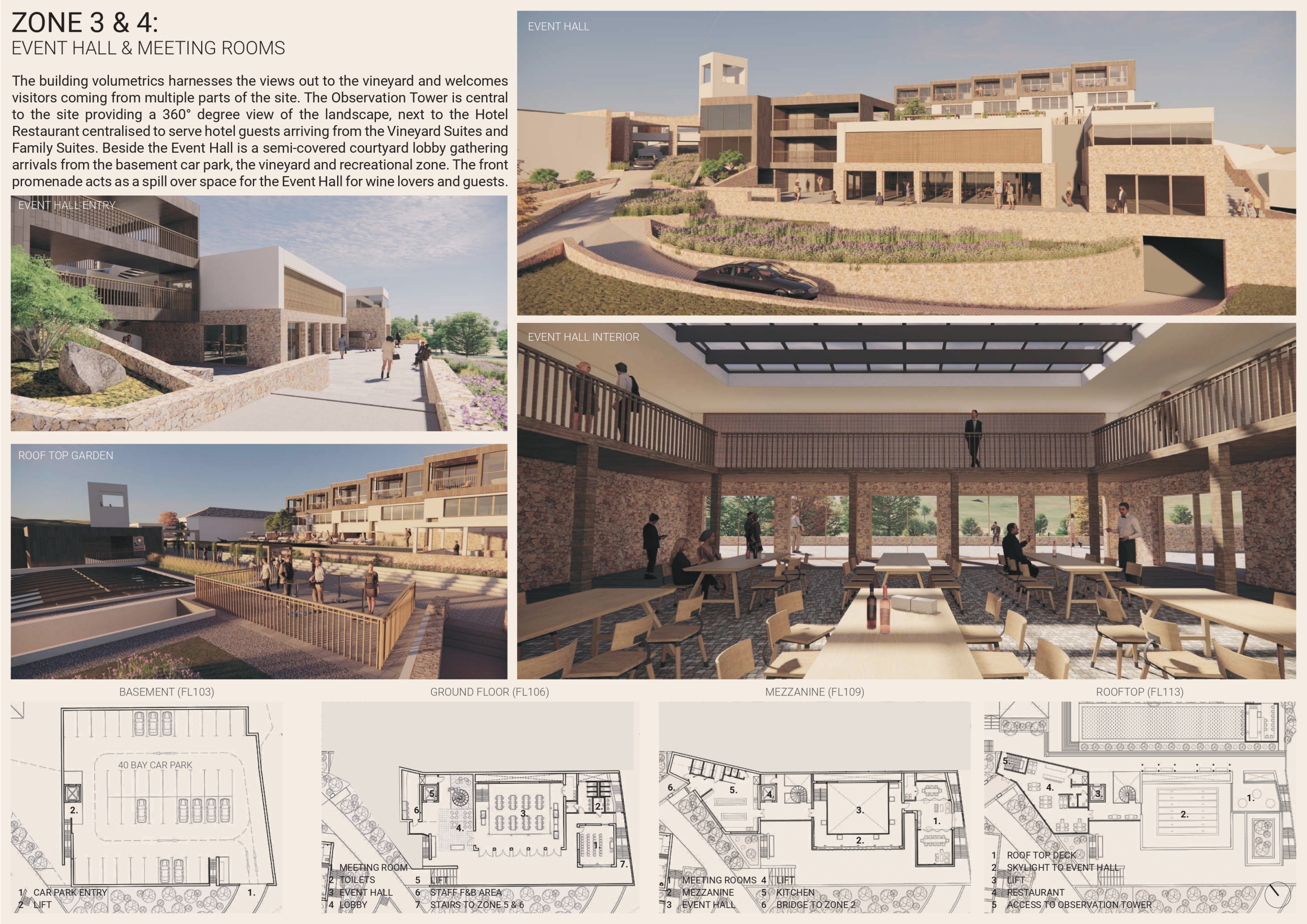 Architecture project // Rammed Earth Design with Scenic Views and ...